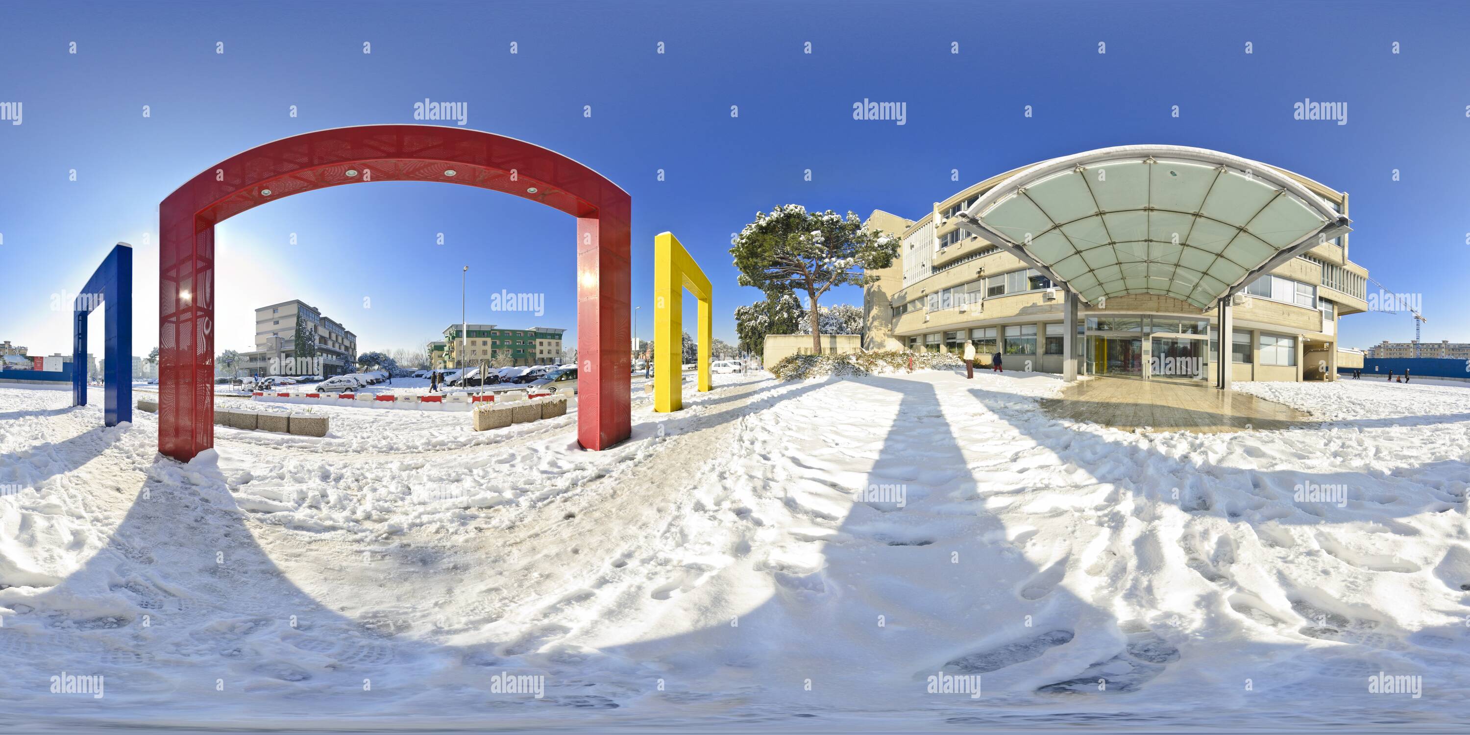 360° view of Scandicci town hall - Alamy
