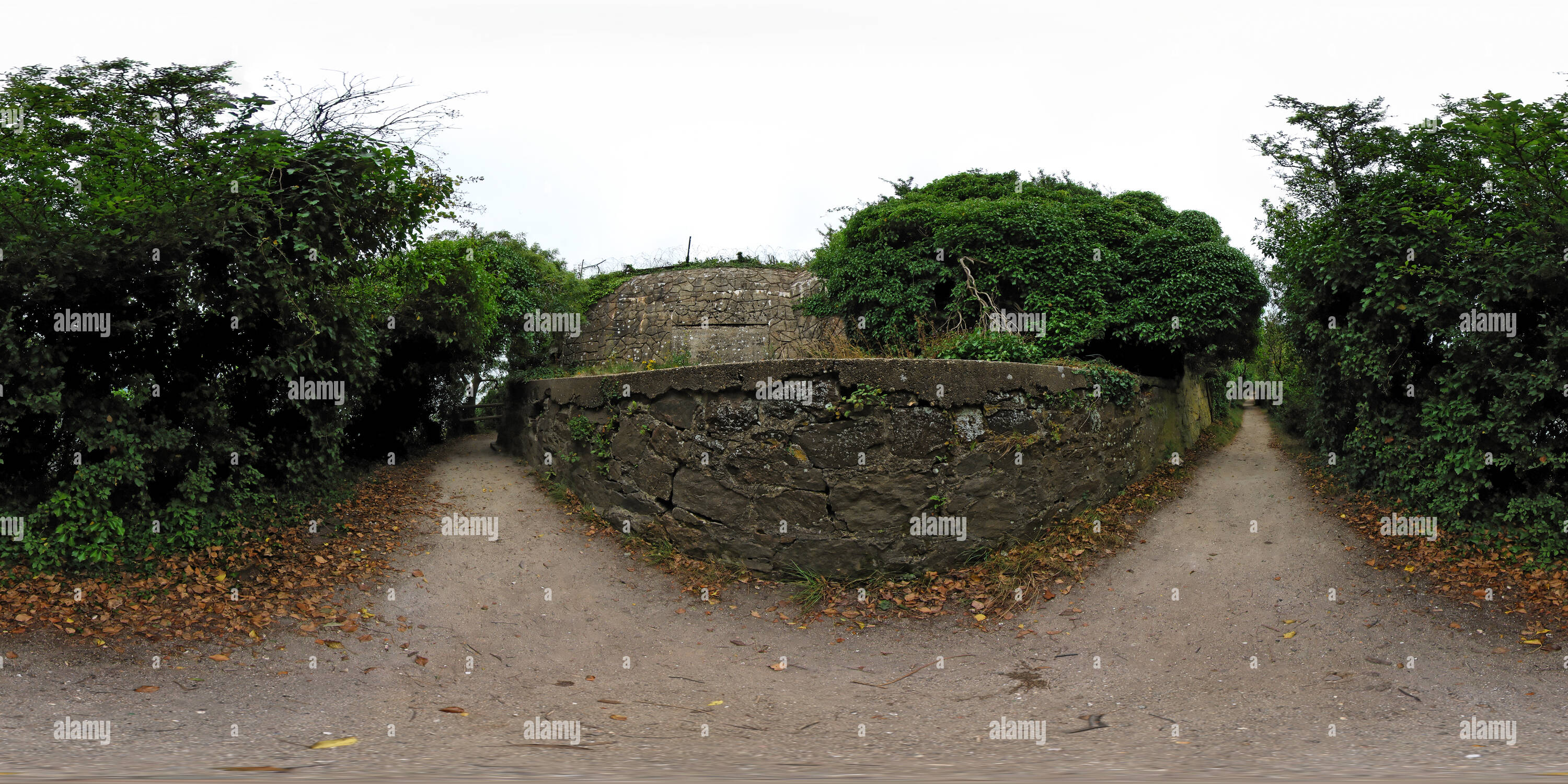 360° view of Blockhaus du fort de La Hougue - France - Alamy