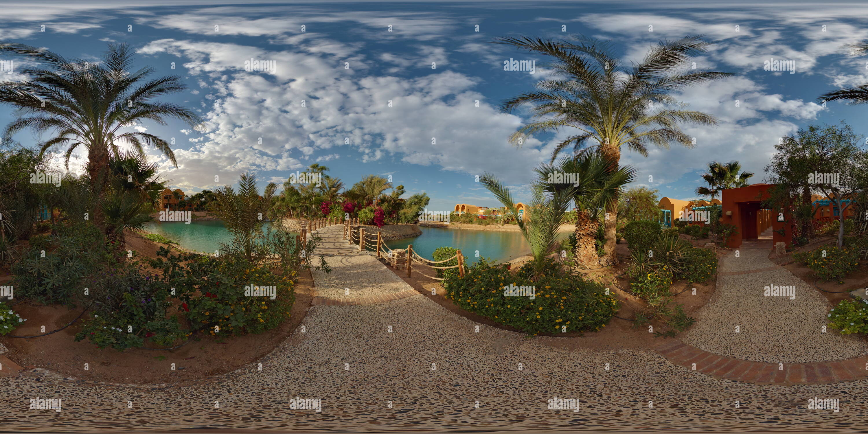 360° view of Road on the island - Alamy