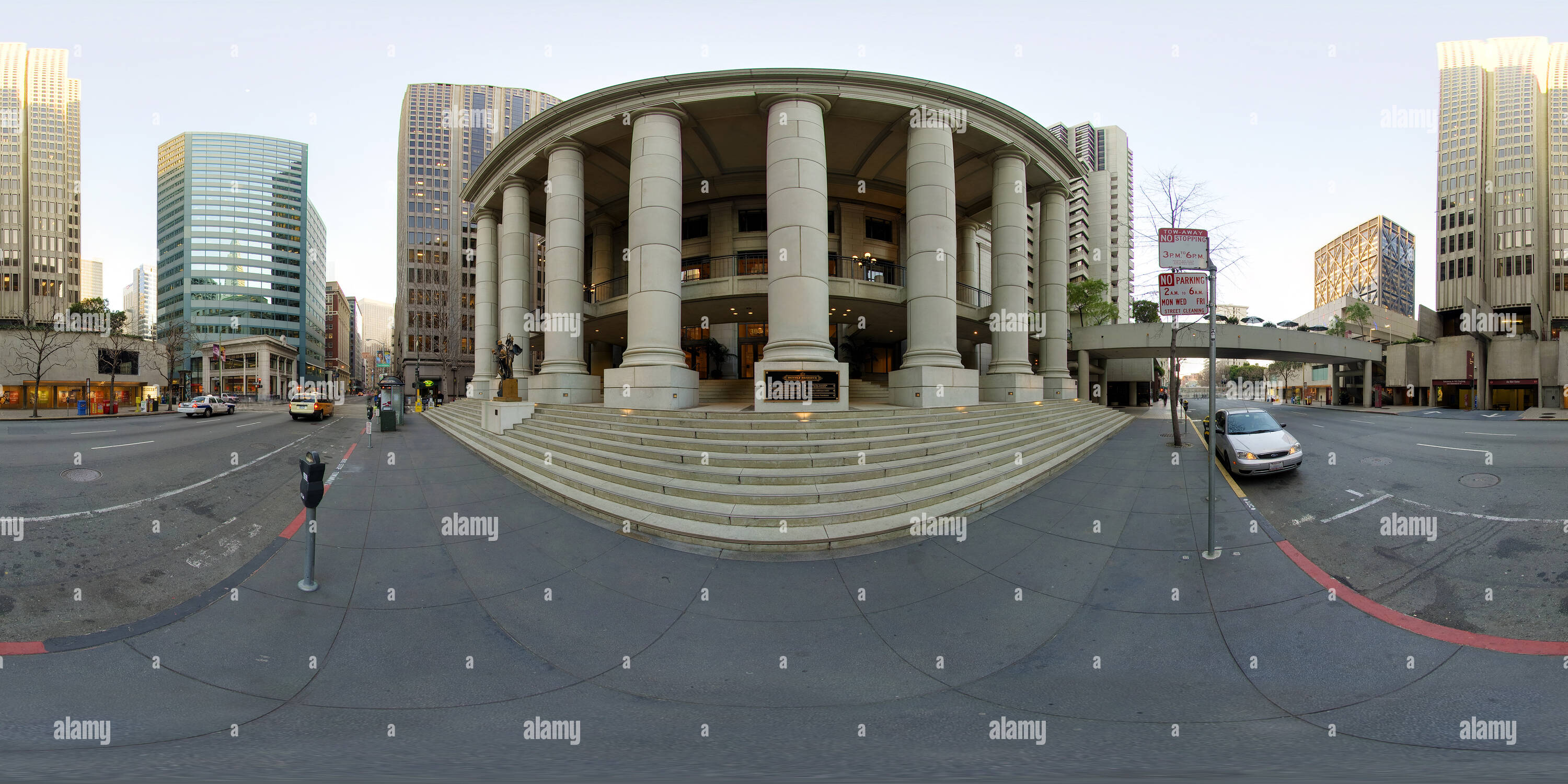 360° view of Battery Street San Francisco - Alamy