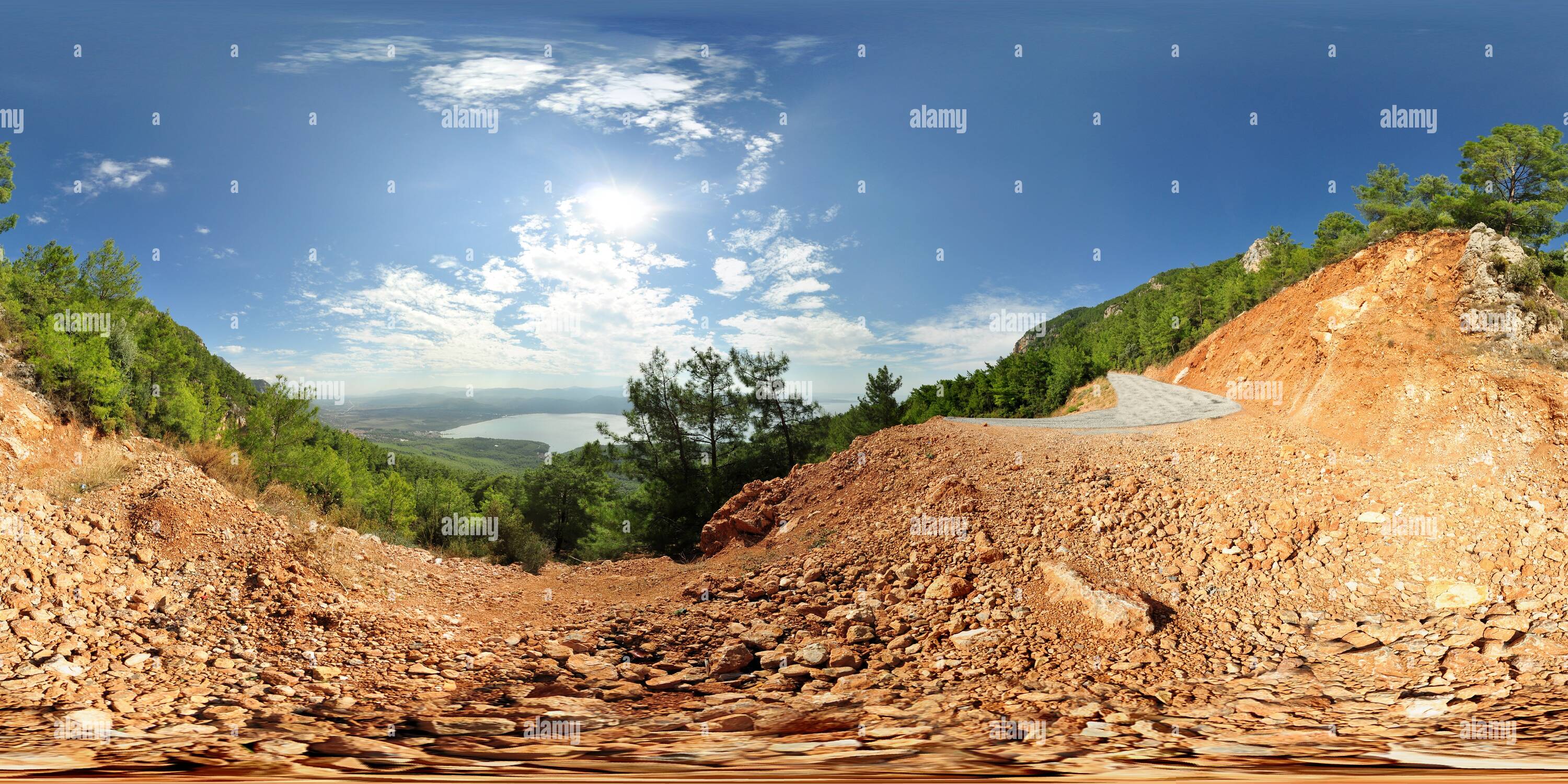 360° view of Akyaka Kuyucak Way - Alamy