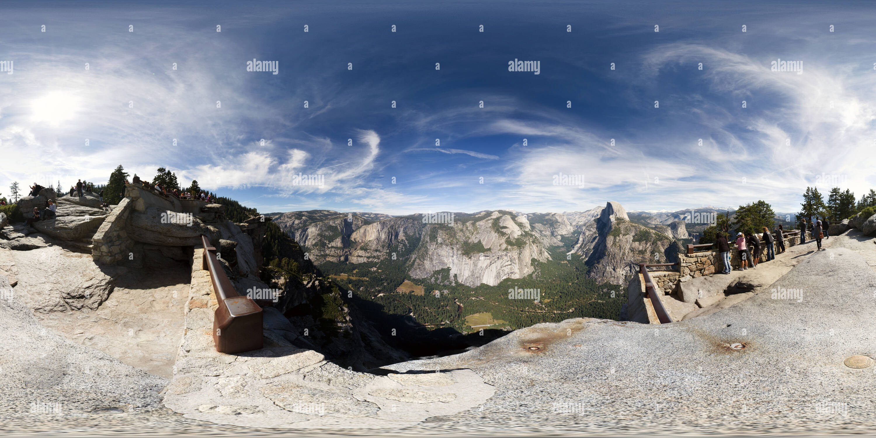360° view of Glacier Point, Yosemite National Park - Alamy