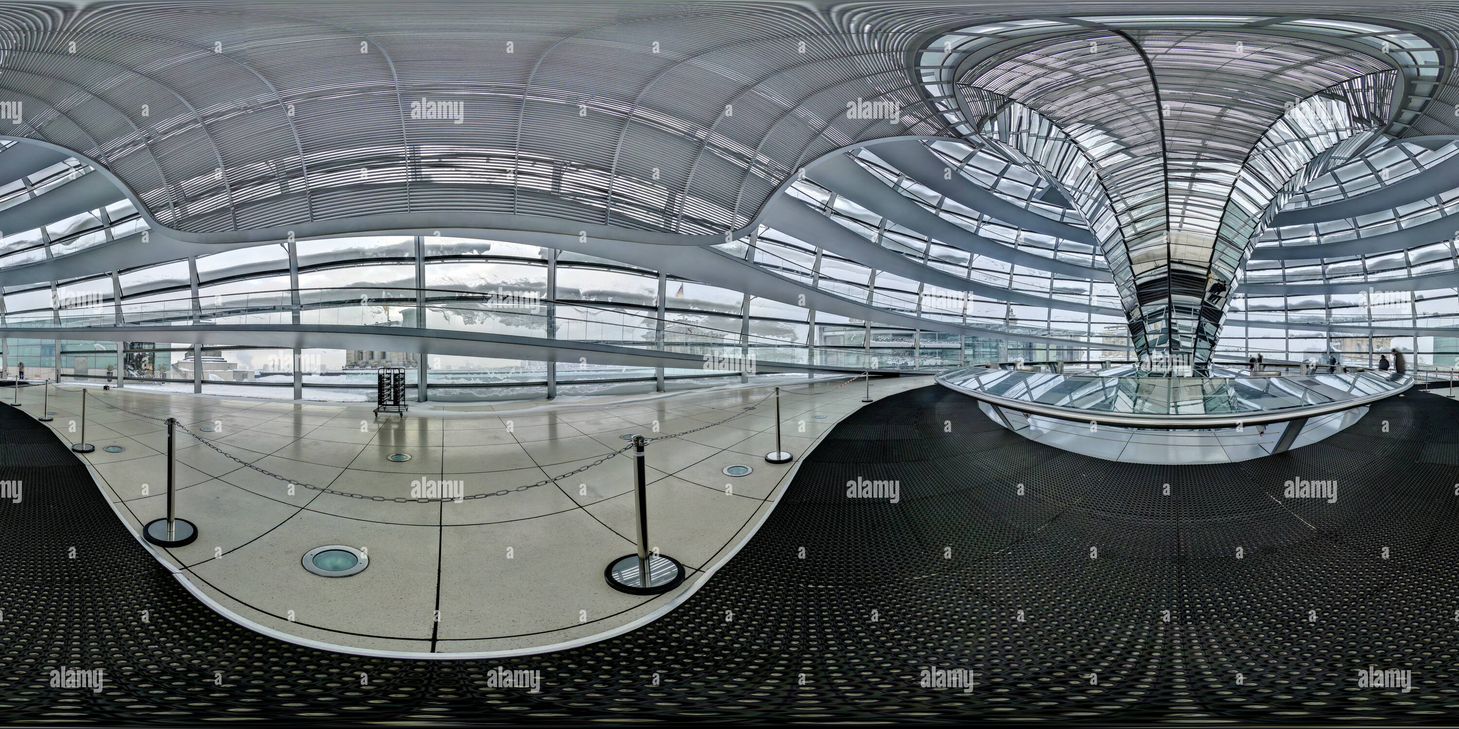 360° view of In the Dome of the German Reichstag - Building - Alamy