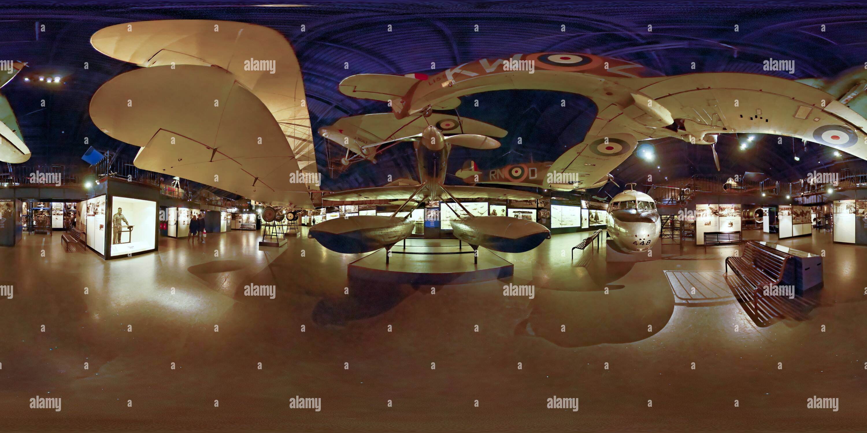 360° view of Sciense Museum Human Flight Section 03 London England - Alamy