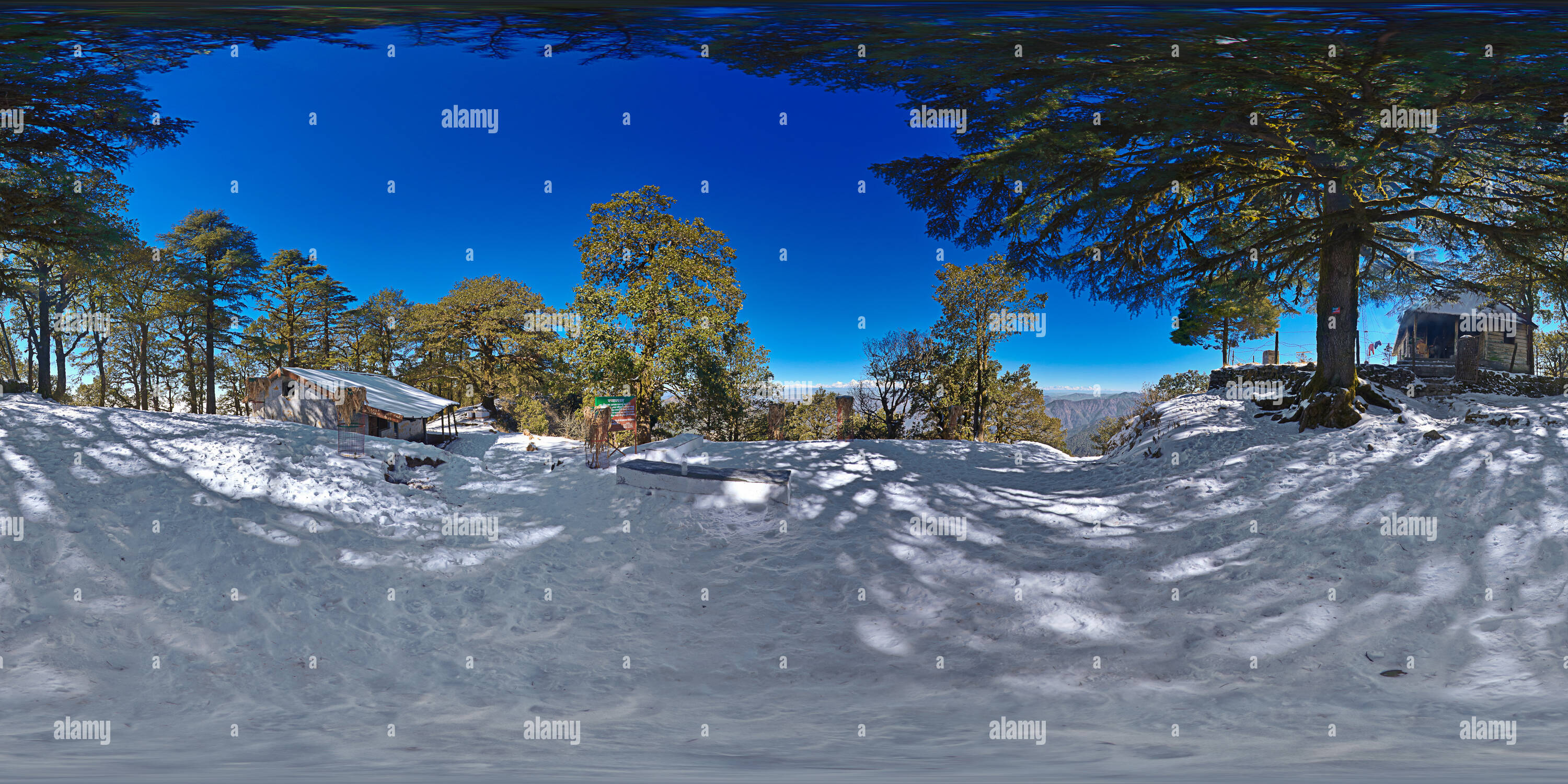 360° view of China peak Highest point 8600 feet - Alamy