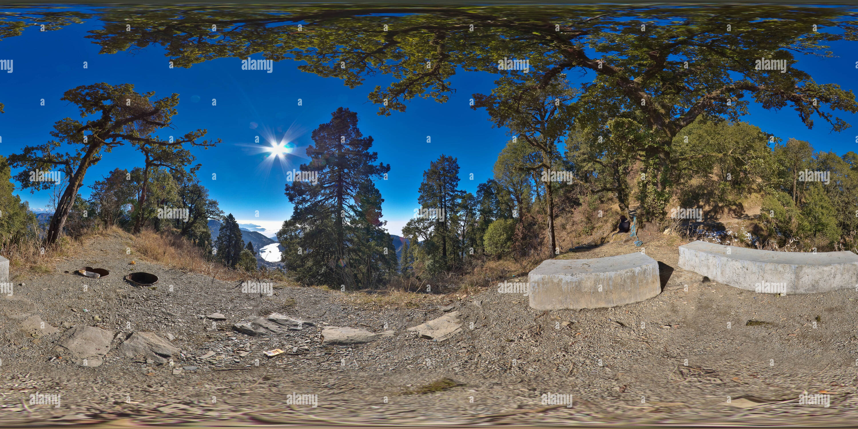 360° view of China Peak Midway Overview - Alamy