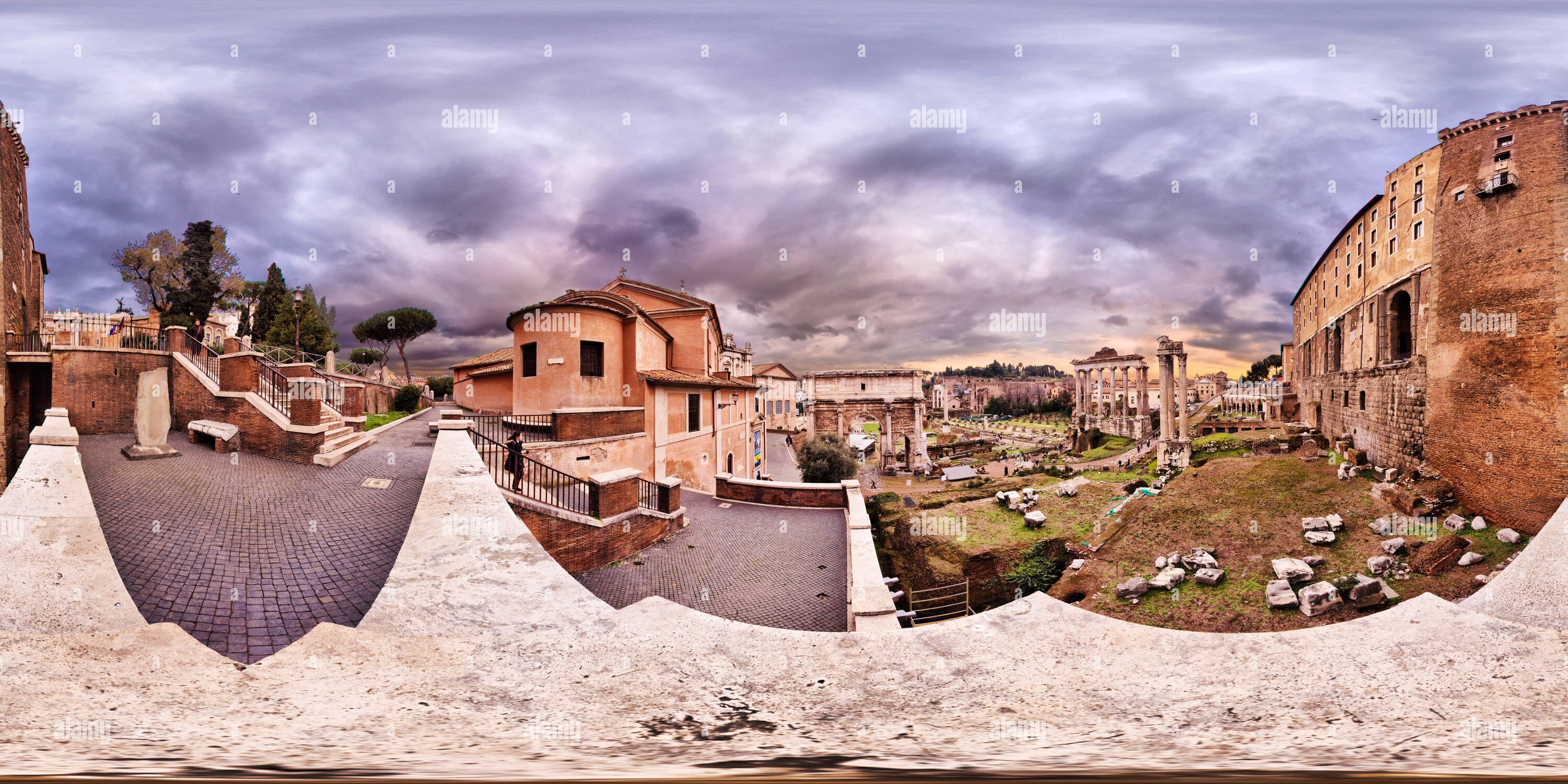 Italy rome 360 vr hi-res stock photography and images - Alamy