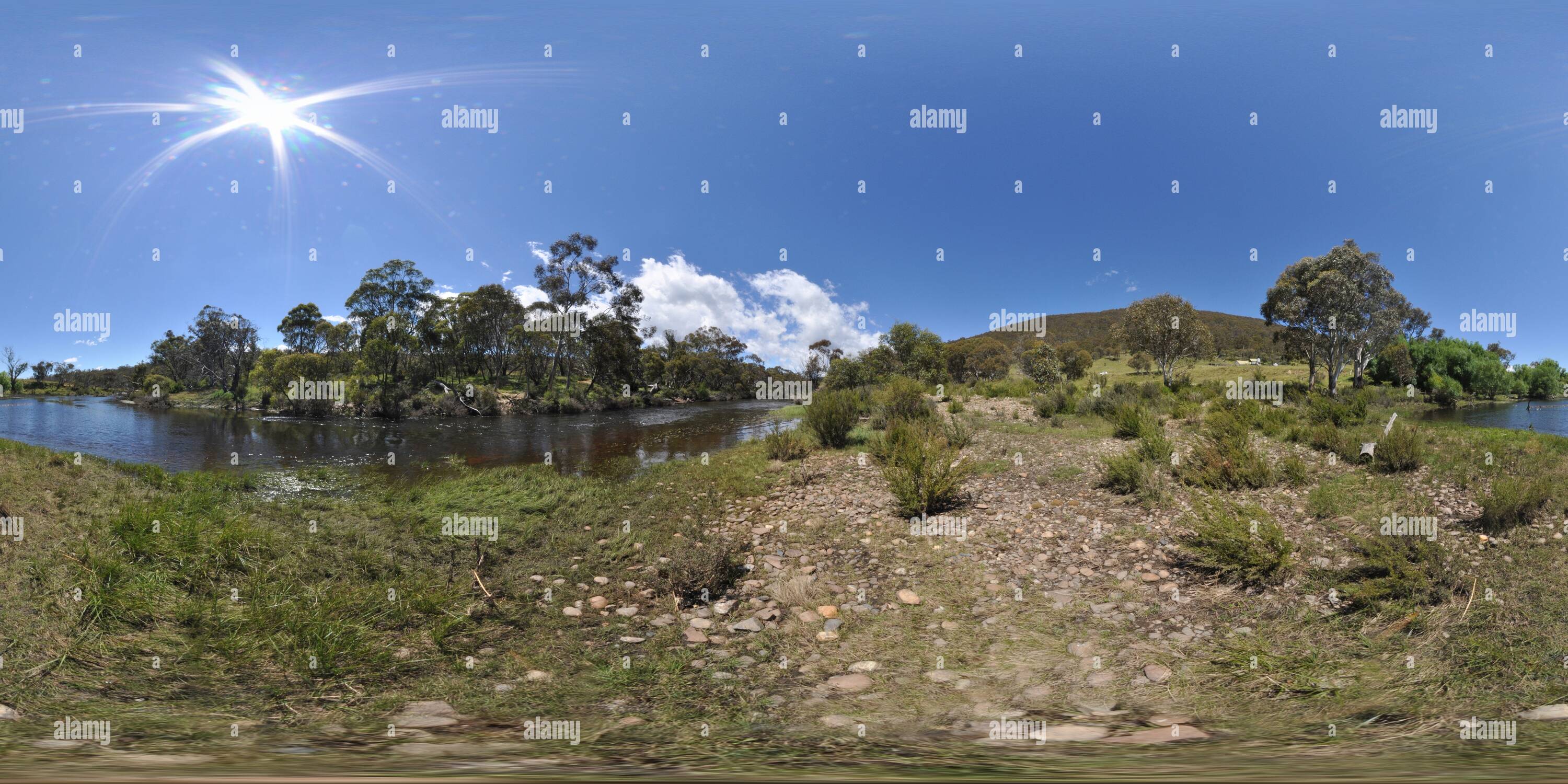 360° view of Adaminaby River Bed - Alamy