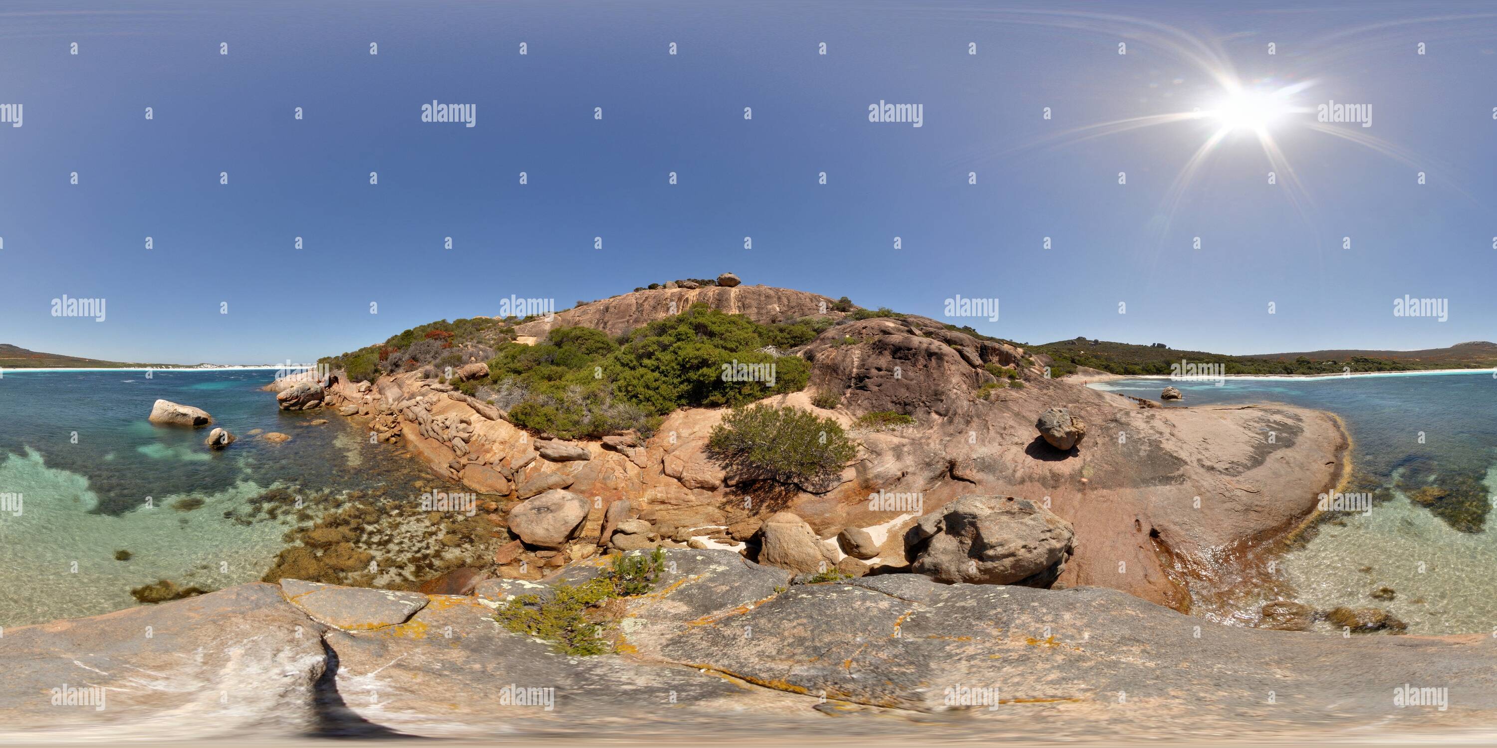 360° view of Esperance Lucky Bay - Alamy