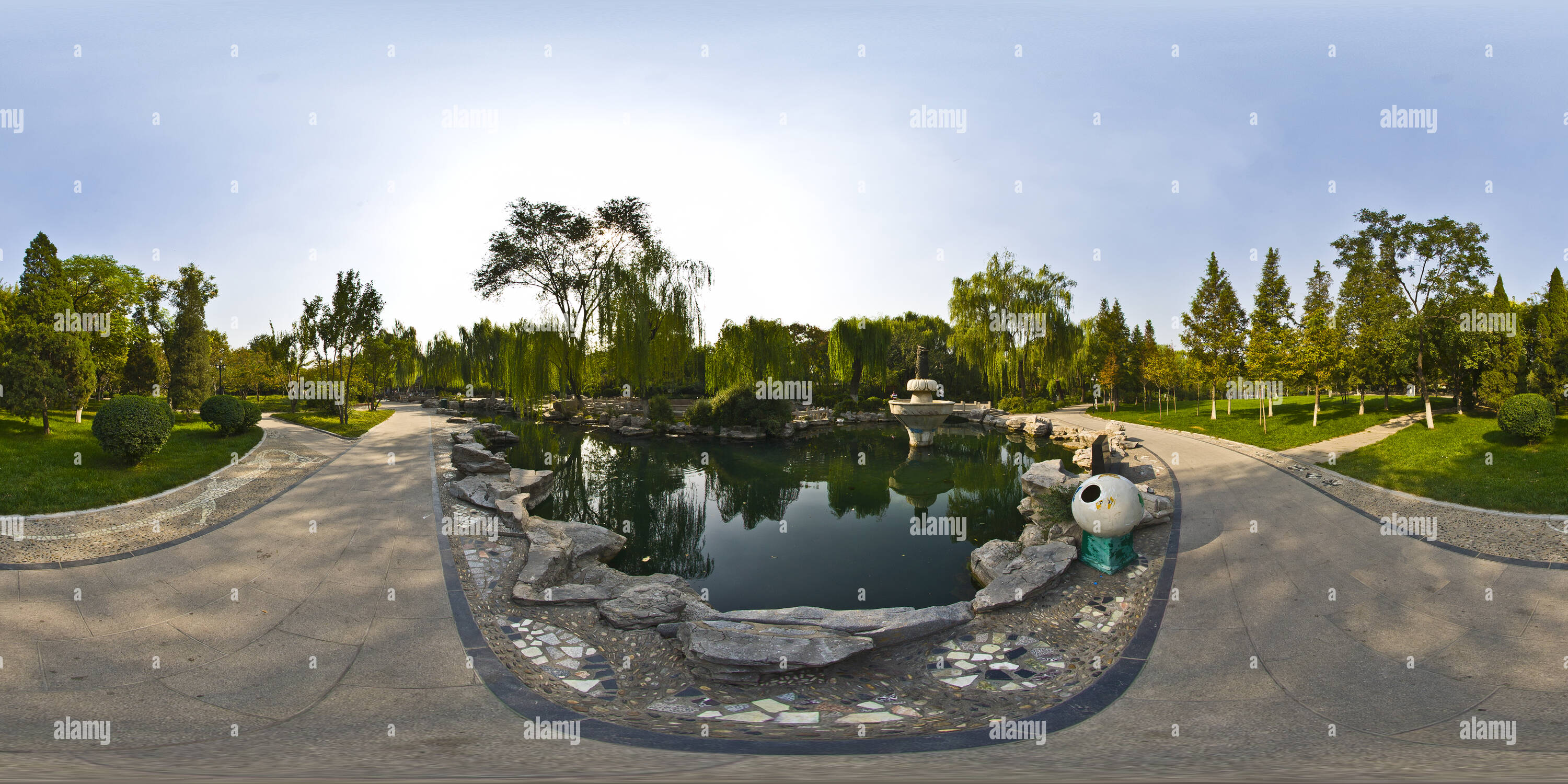 360° view of Jinan - Five Dragon - Dragon Peace - Alamy