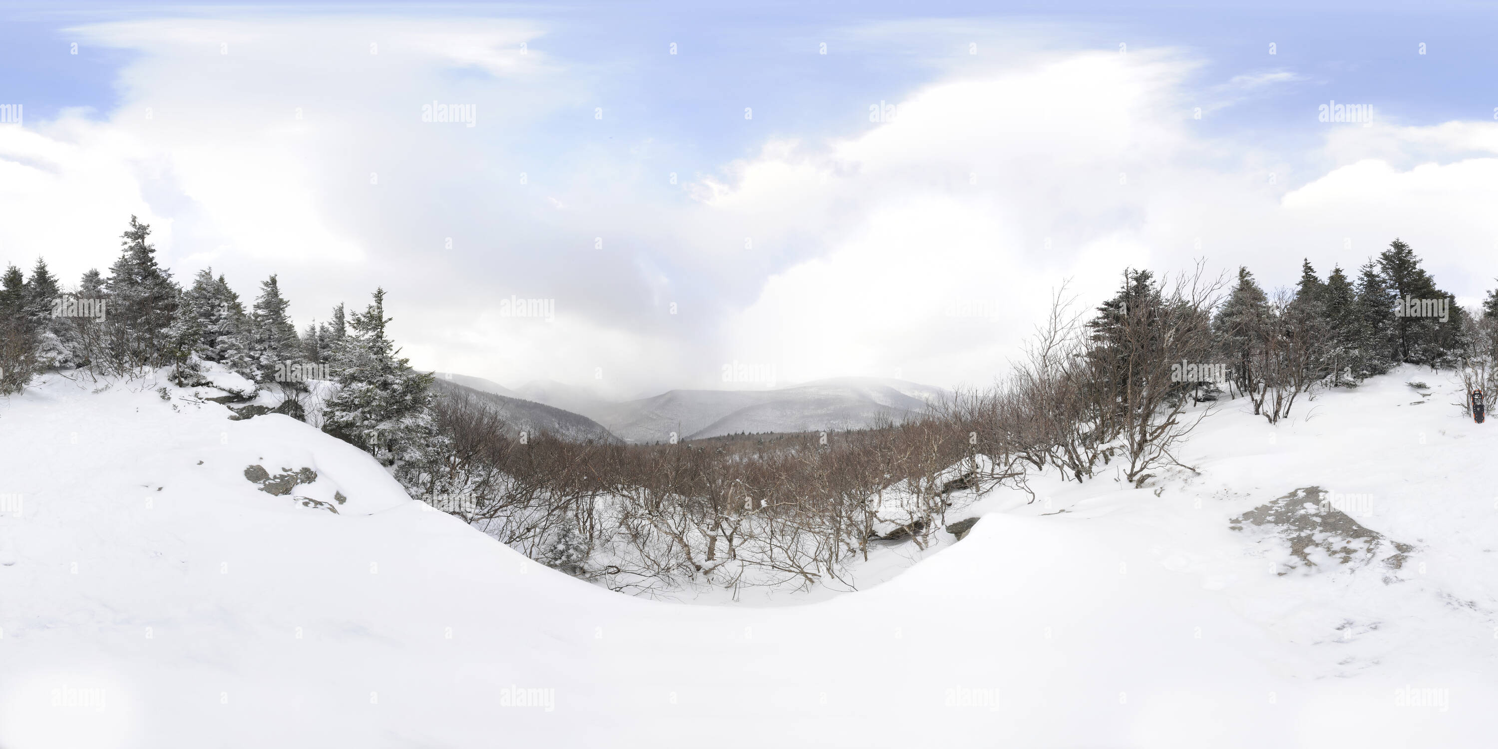 360° view of The overlook from Plateau Mtn - Alamy