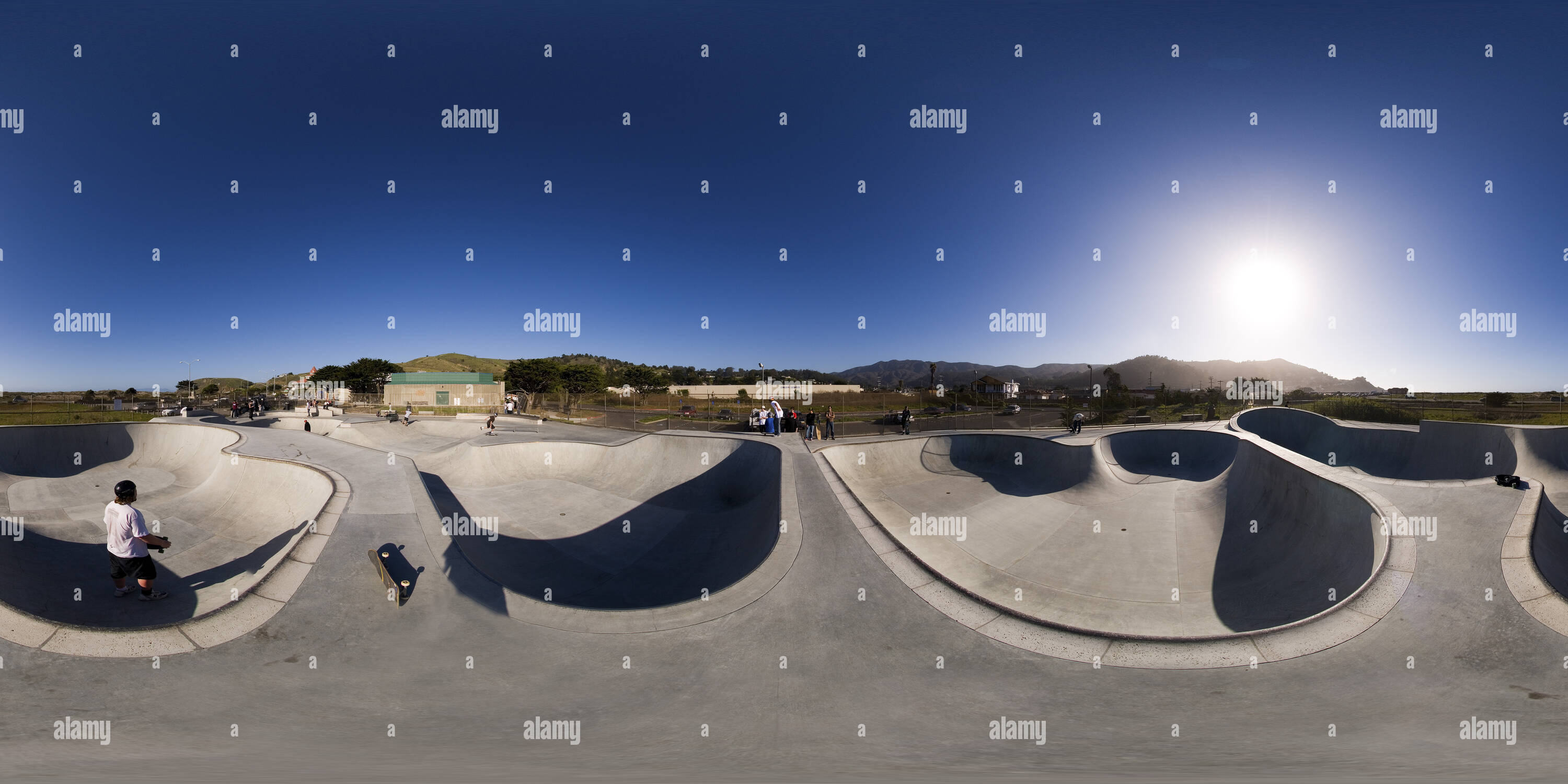 360° view of Pacifica Skate Park - Alamy