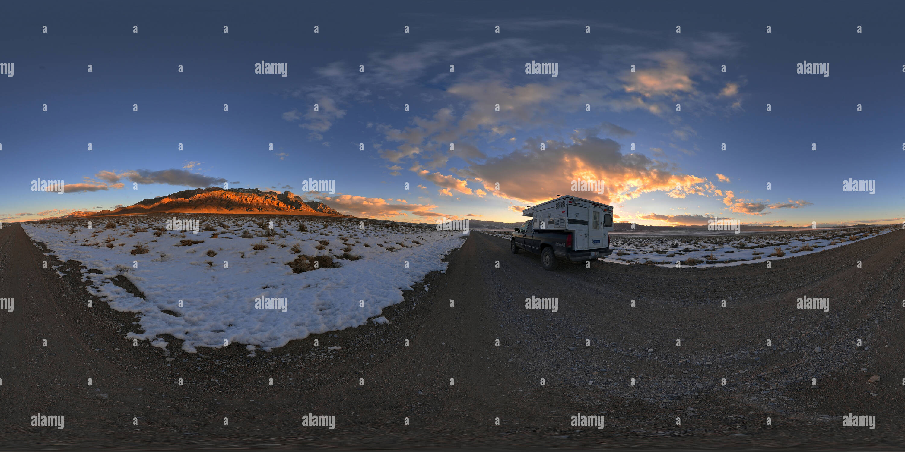 360° view of Notch Peak - Tule Valley Road - Alamy
