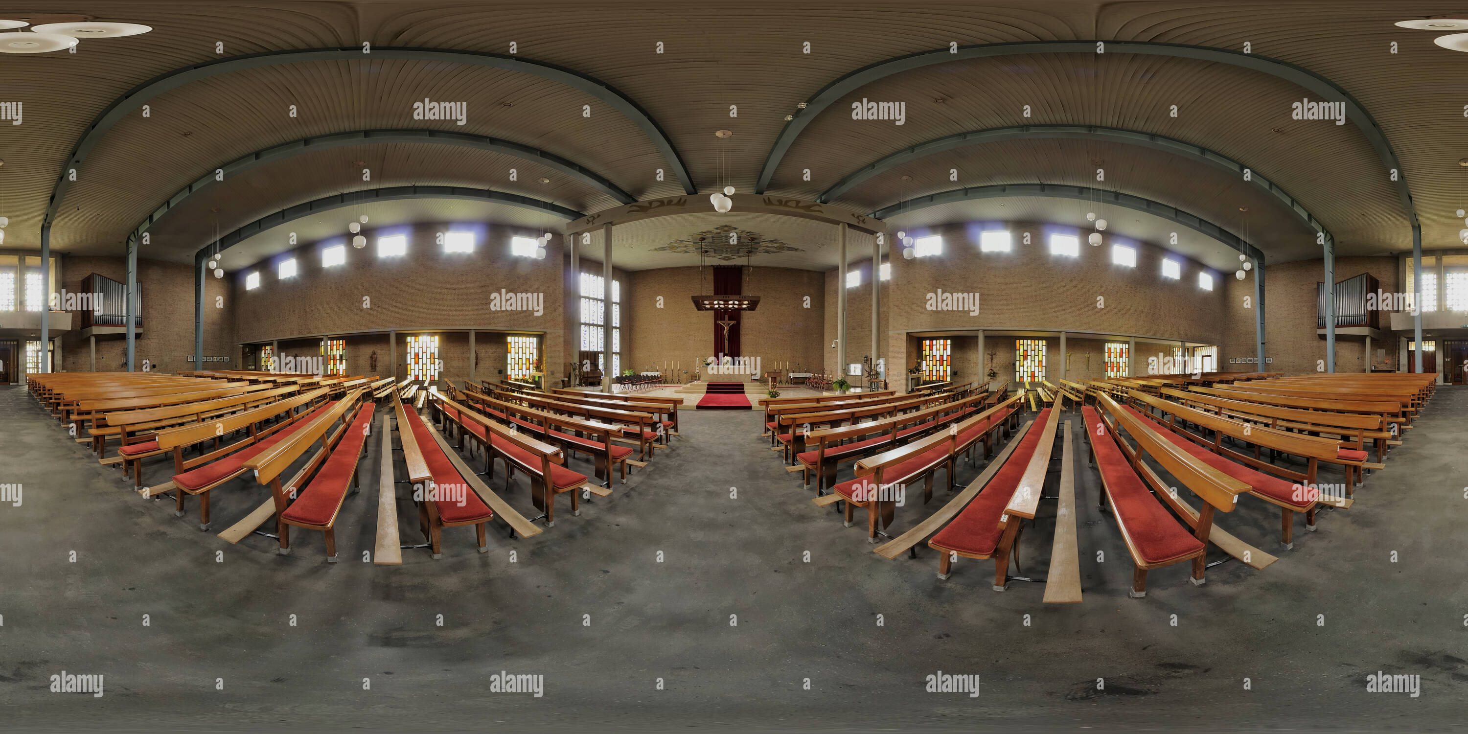 360° view of H. Theobaldus Chuch Overloon NL - Alamy