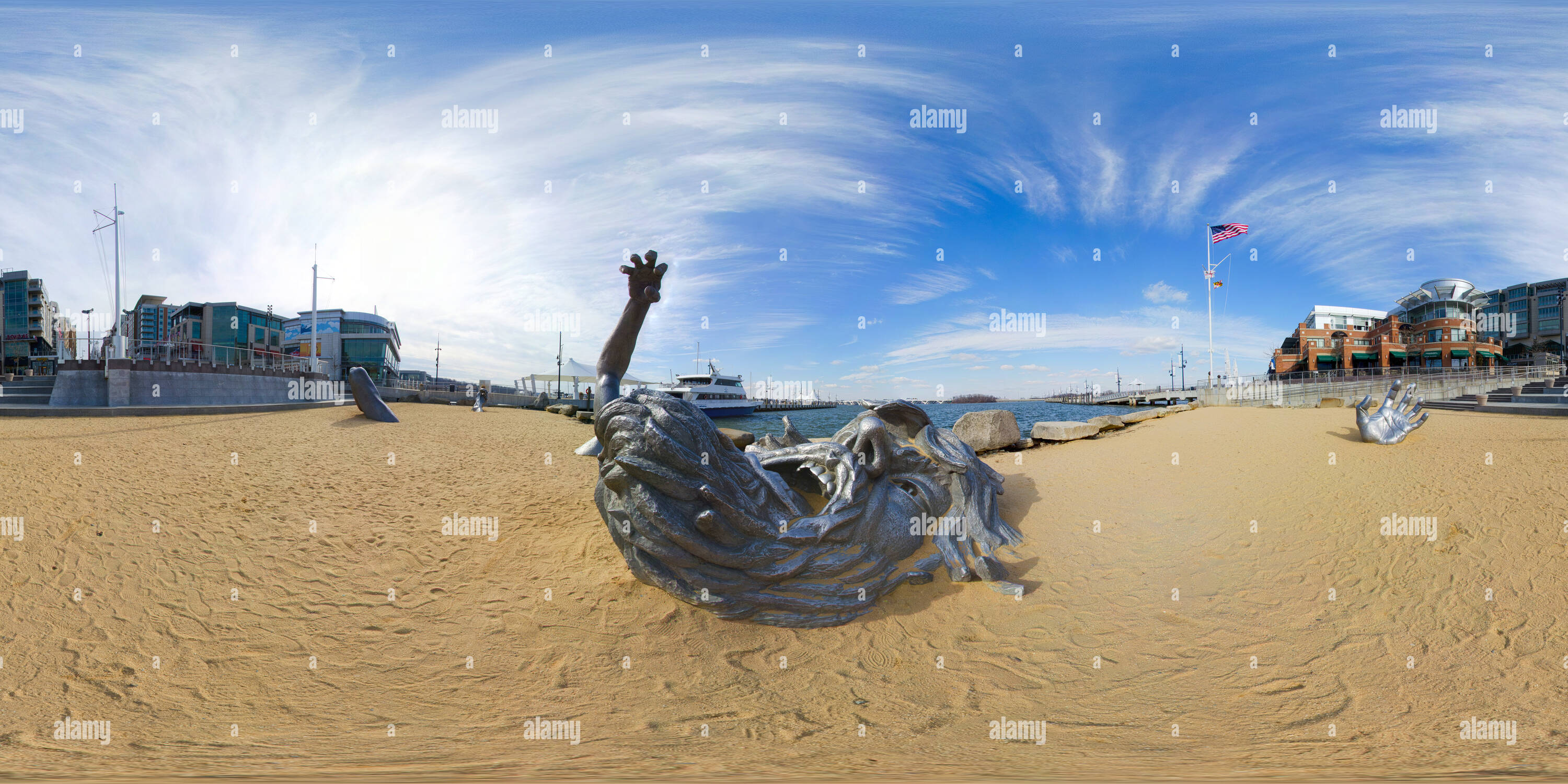 360° view of The Awakening Statue - Alamy