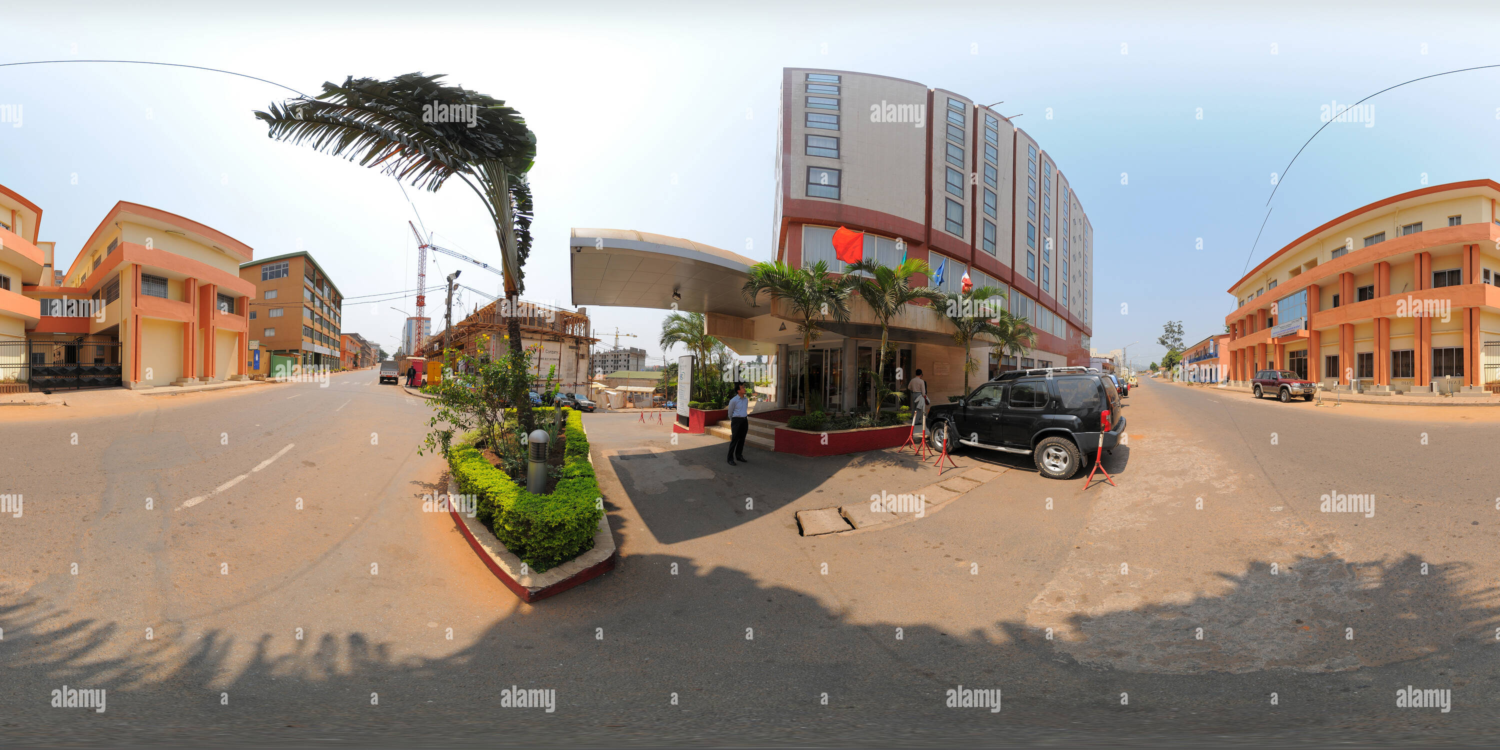 360° view of Hotel Djeuga Palace. Yaounde, Cameroon - Alamy