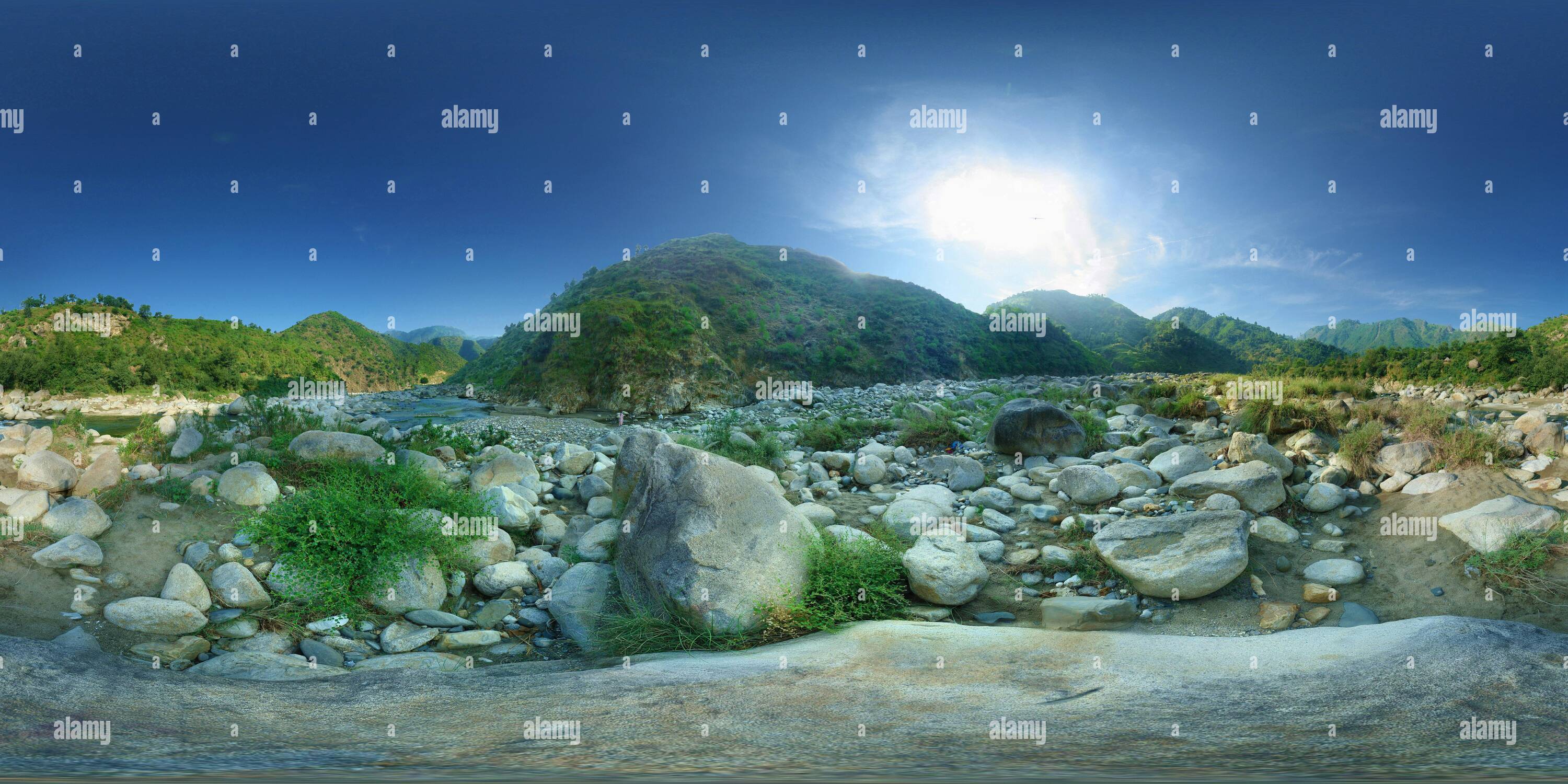 360° view of Between Chamla And Mamla River By Mohammad Yaseen ...