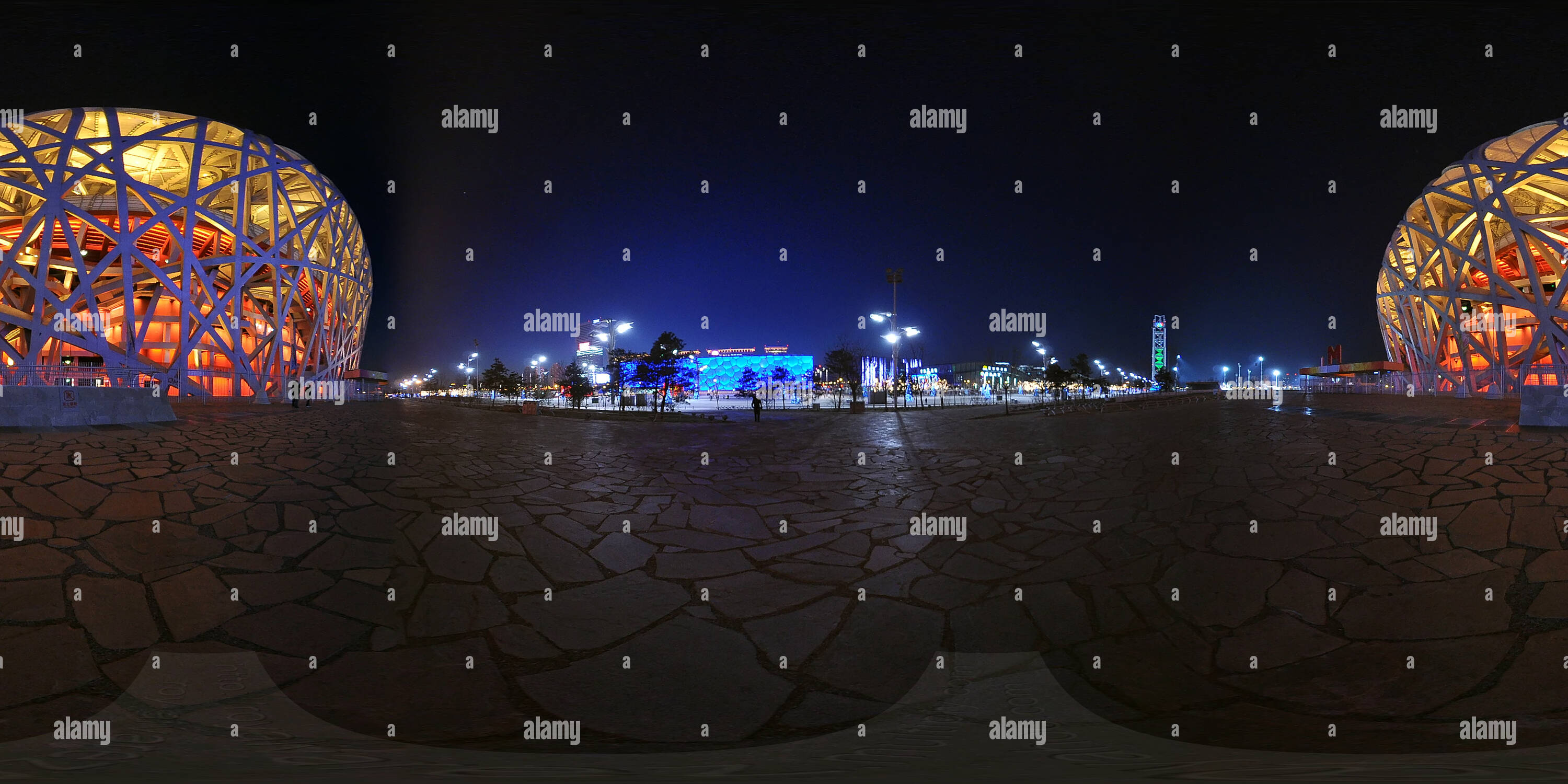 360° view of Beijing National Stadium - Alamy