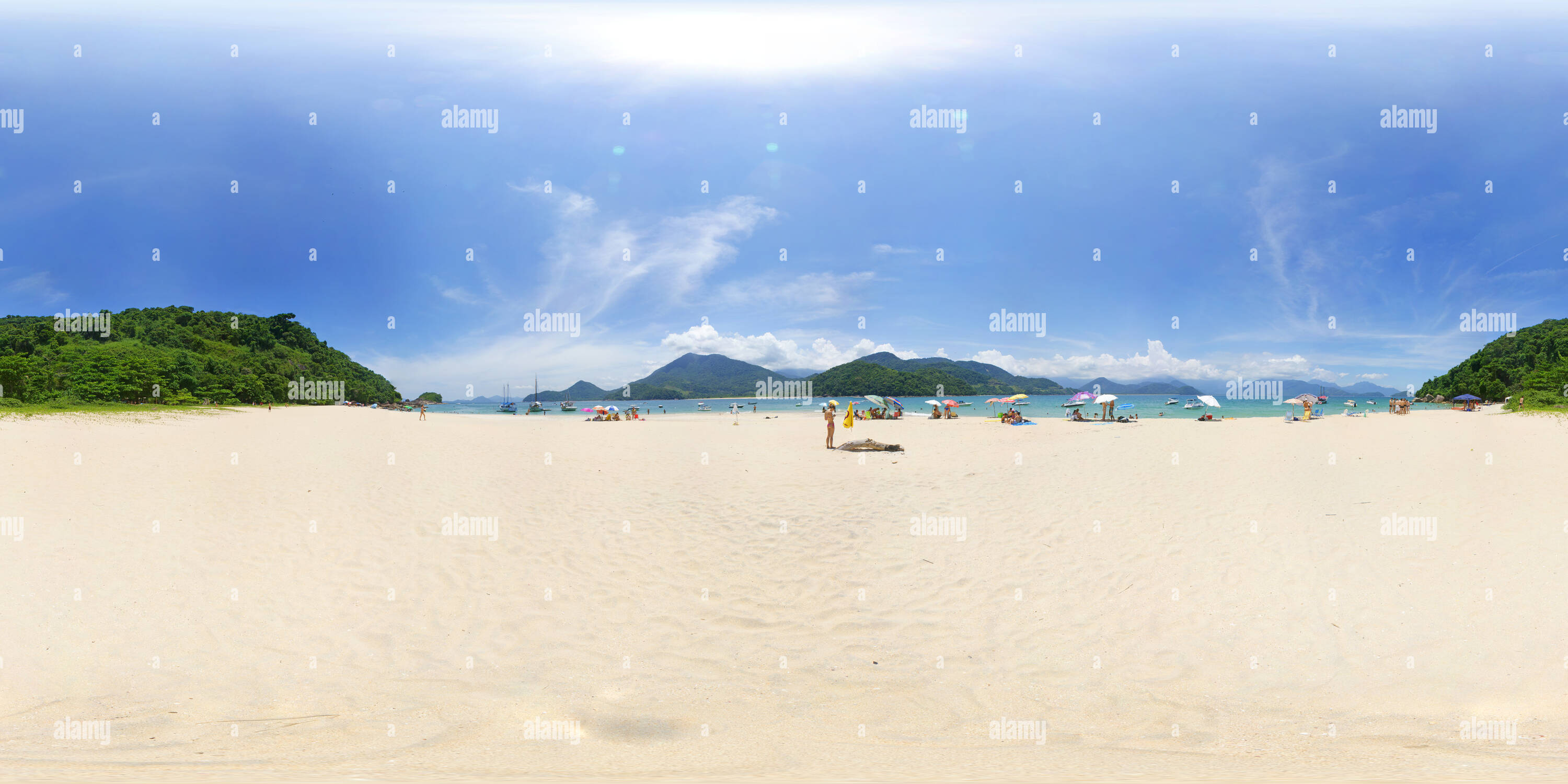 360° view of Ilha do Prumirim em Ubatuba SP Brasil - Alamy