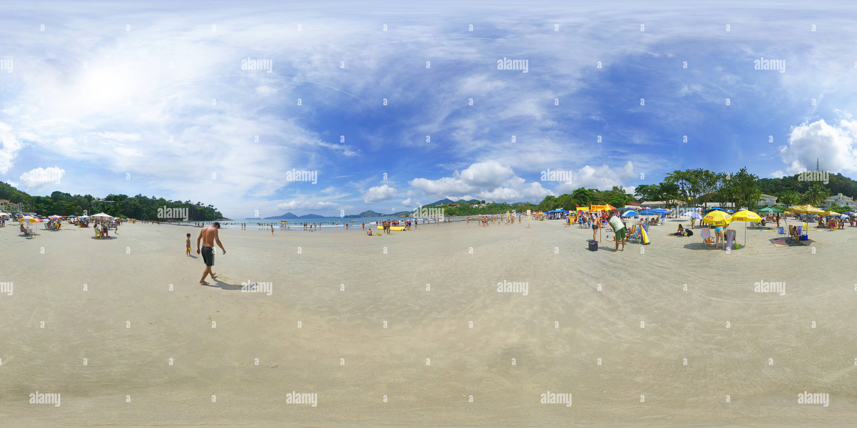 360° view of Praia do Tenorio em Ubatuba SP Brasil - Alamy