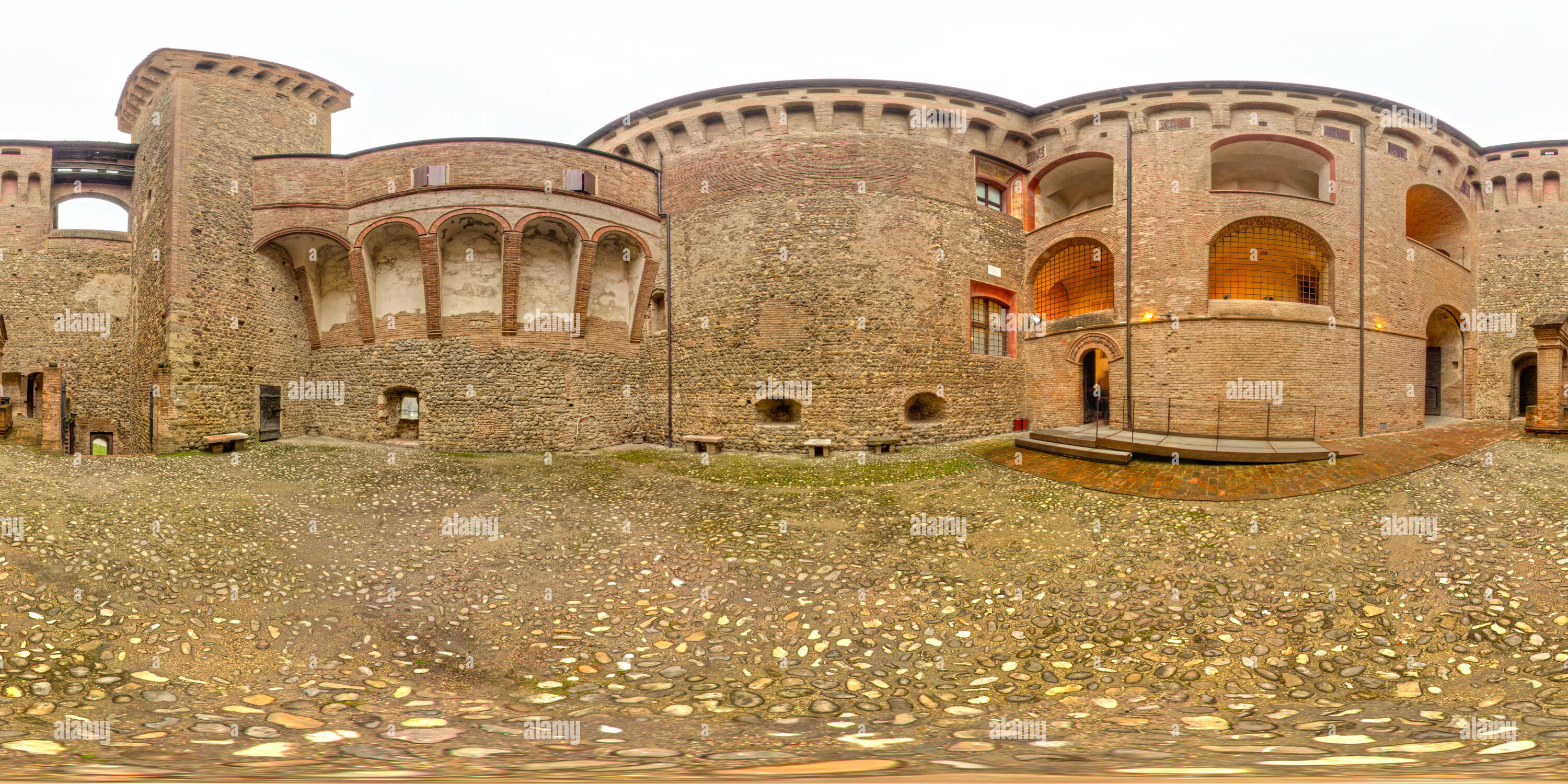 360° view of Vignola - The fortress - Alamy