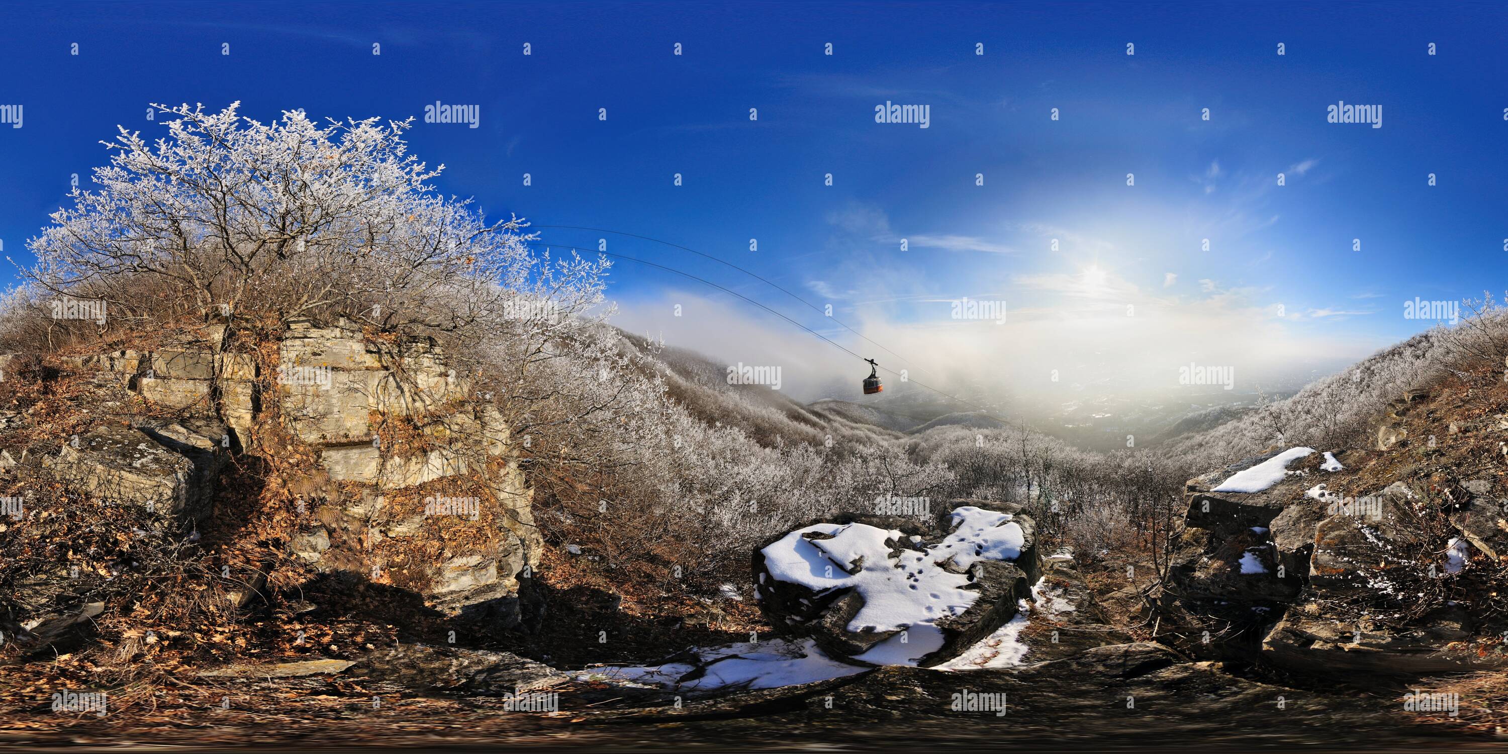 360° view of Ropeway on Mashuk, Russia - Alamy