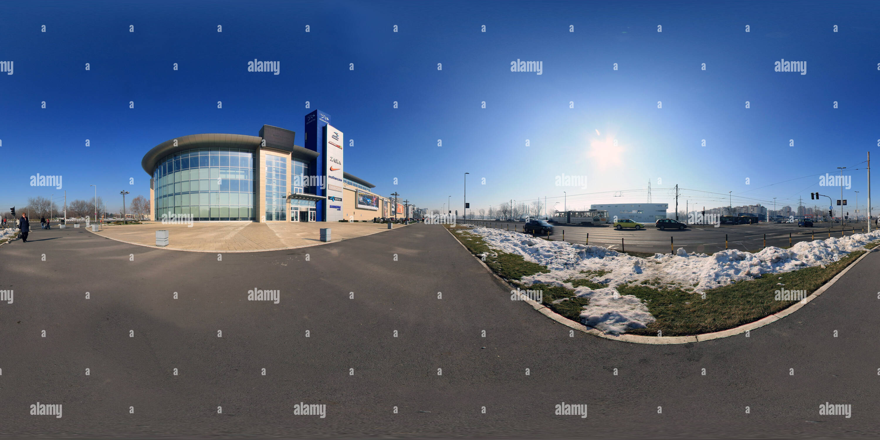 360° view of Novi Beograd Delta City - Alamy