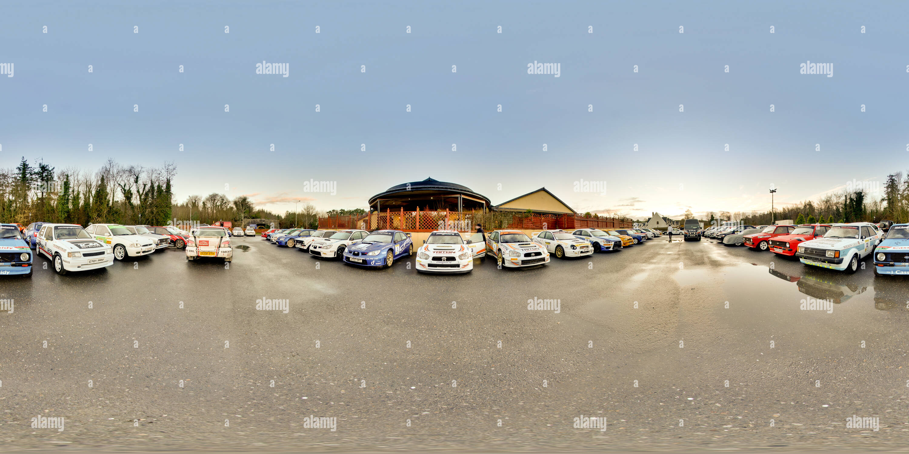 360° view of Birr Stages Rally - Alamy