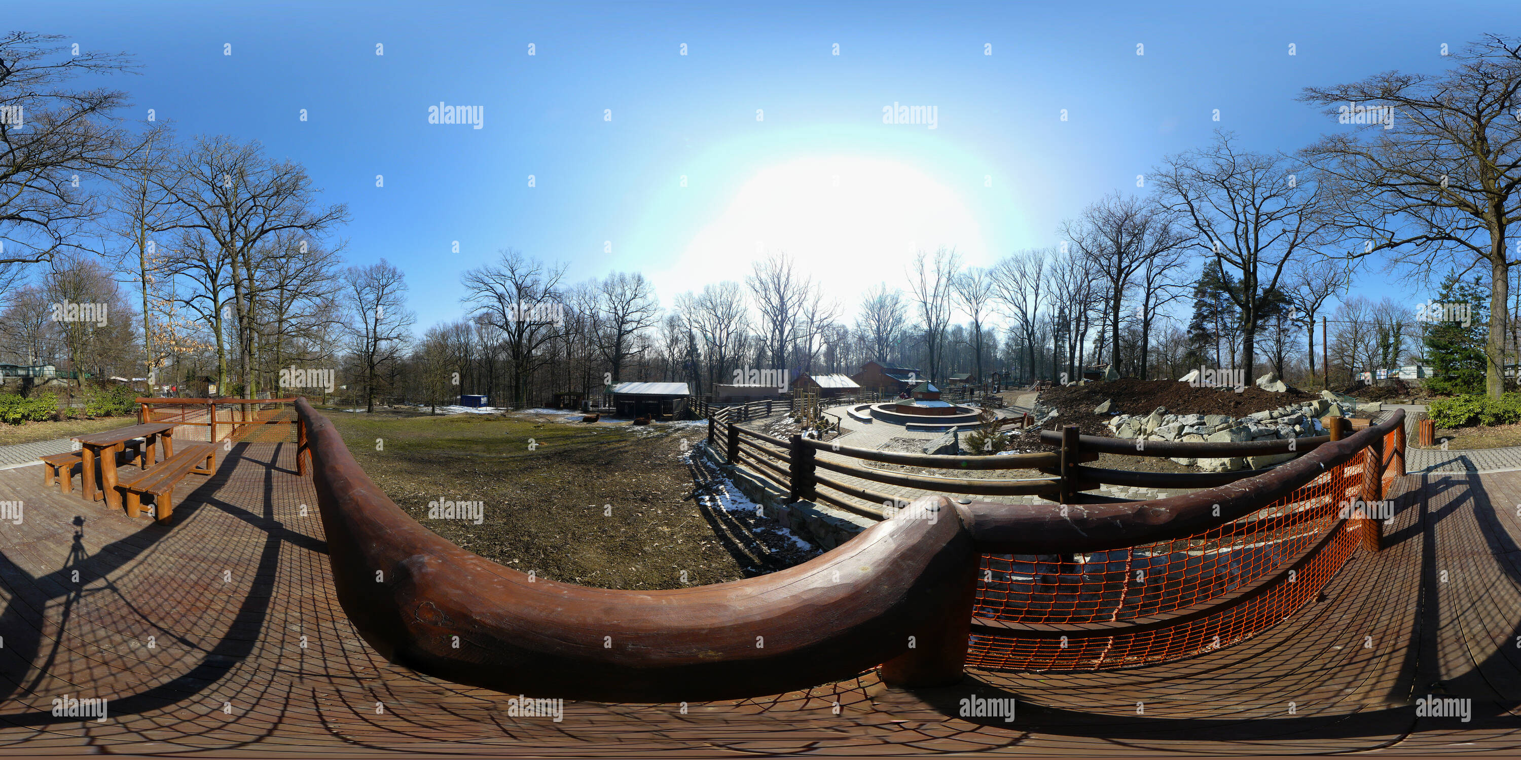 360° view of Zoo Ostrava Americká stepní fauna - Alamy