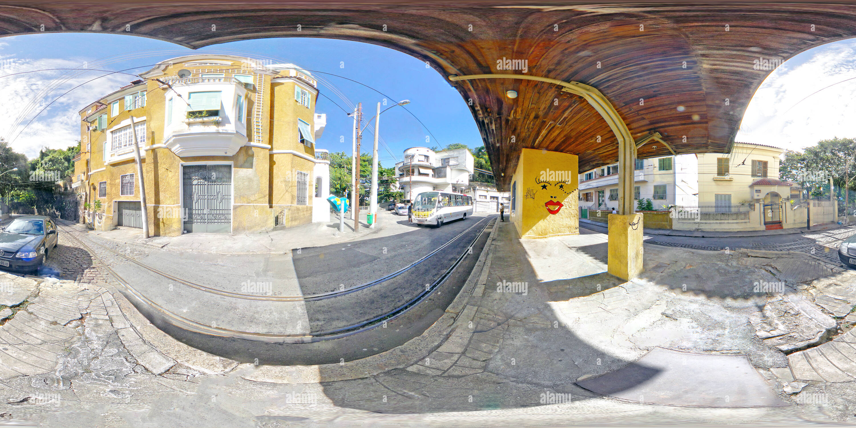 360° view of Largo do Curvelo Santa Teresa Rio de Janeiro - Alamy