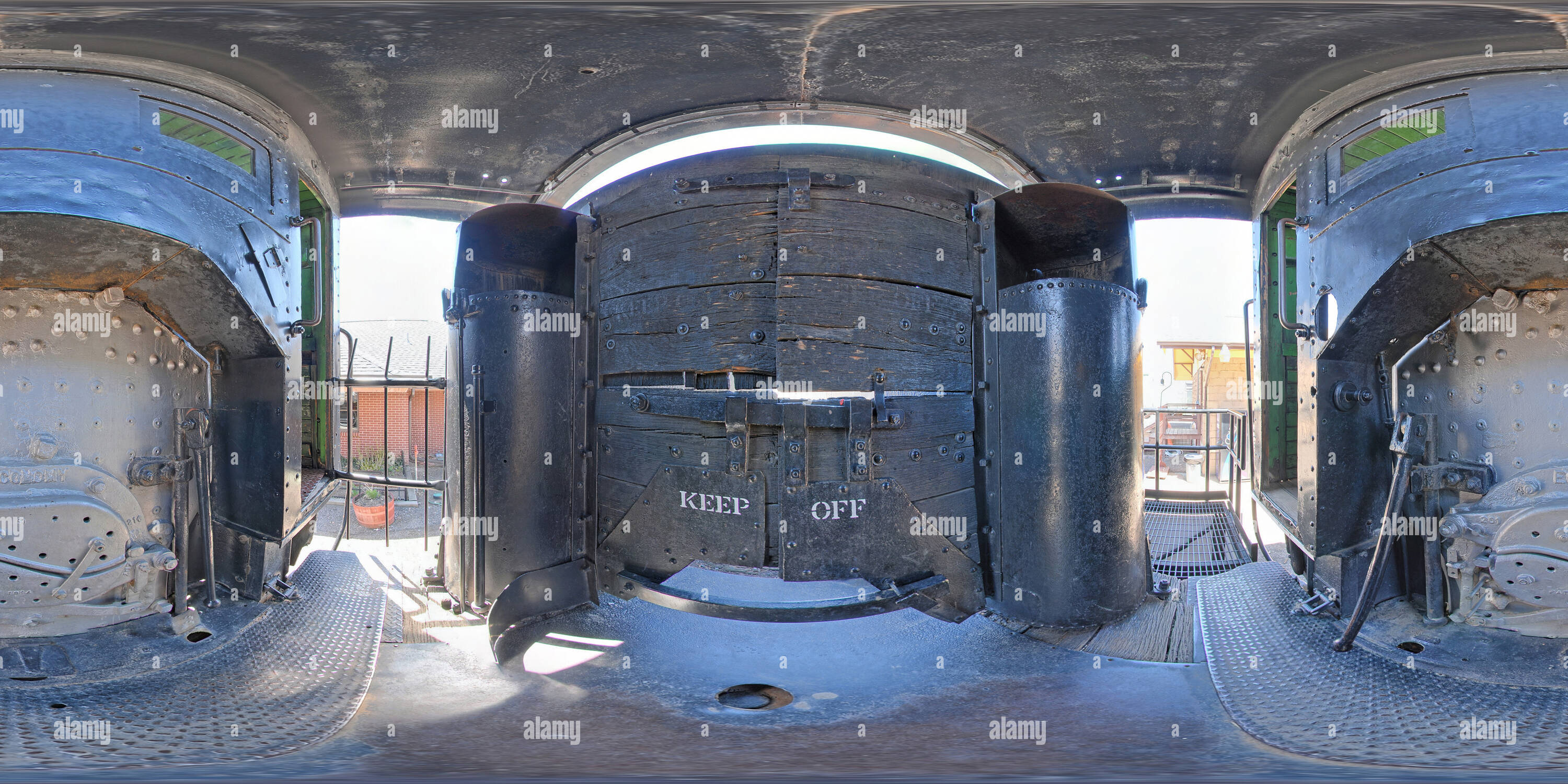 360° view of Locomotive # 683 - Alamy