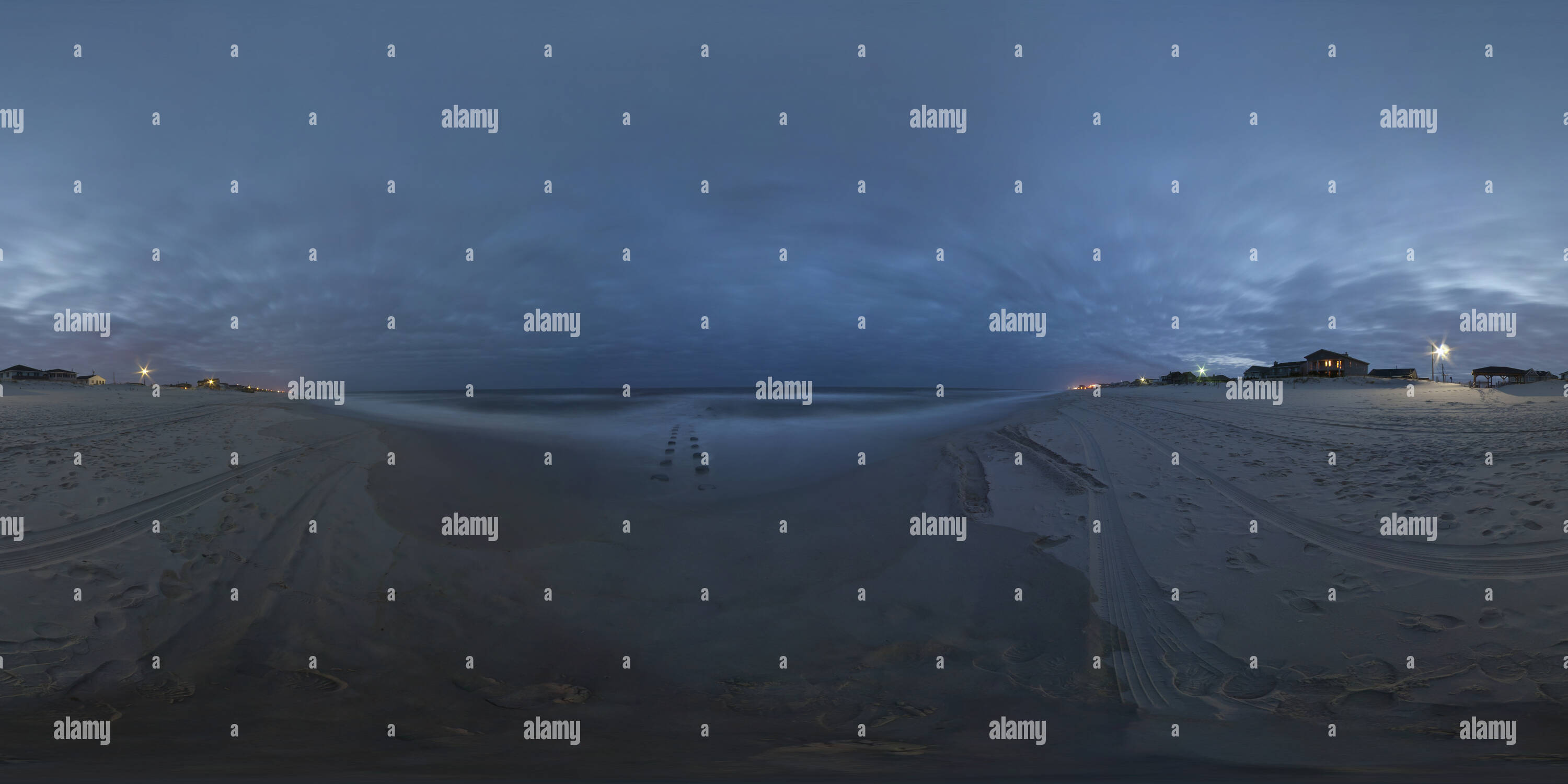 360° view of A Beach in Lavalette - Alamy