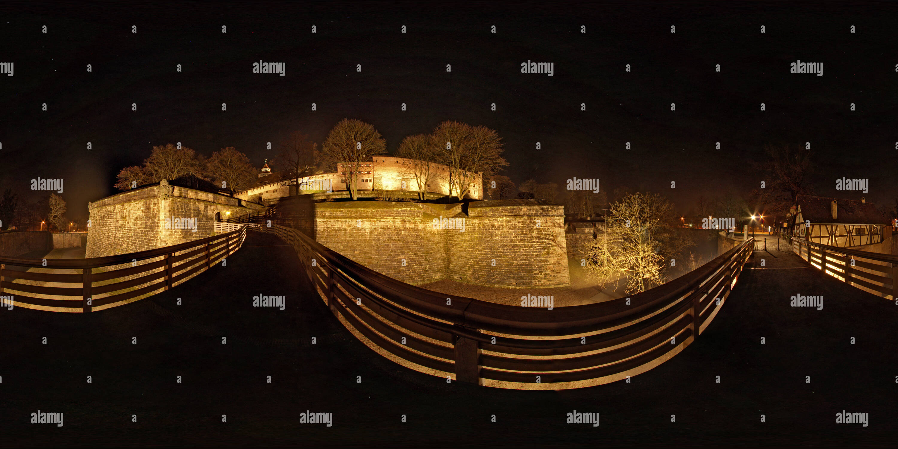 360° view of Nuremberg Castle back - Alamy
