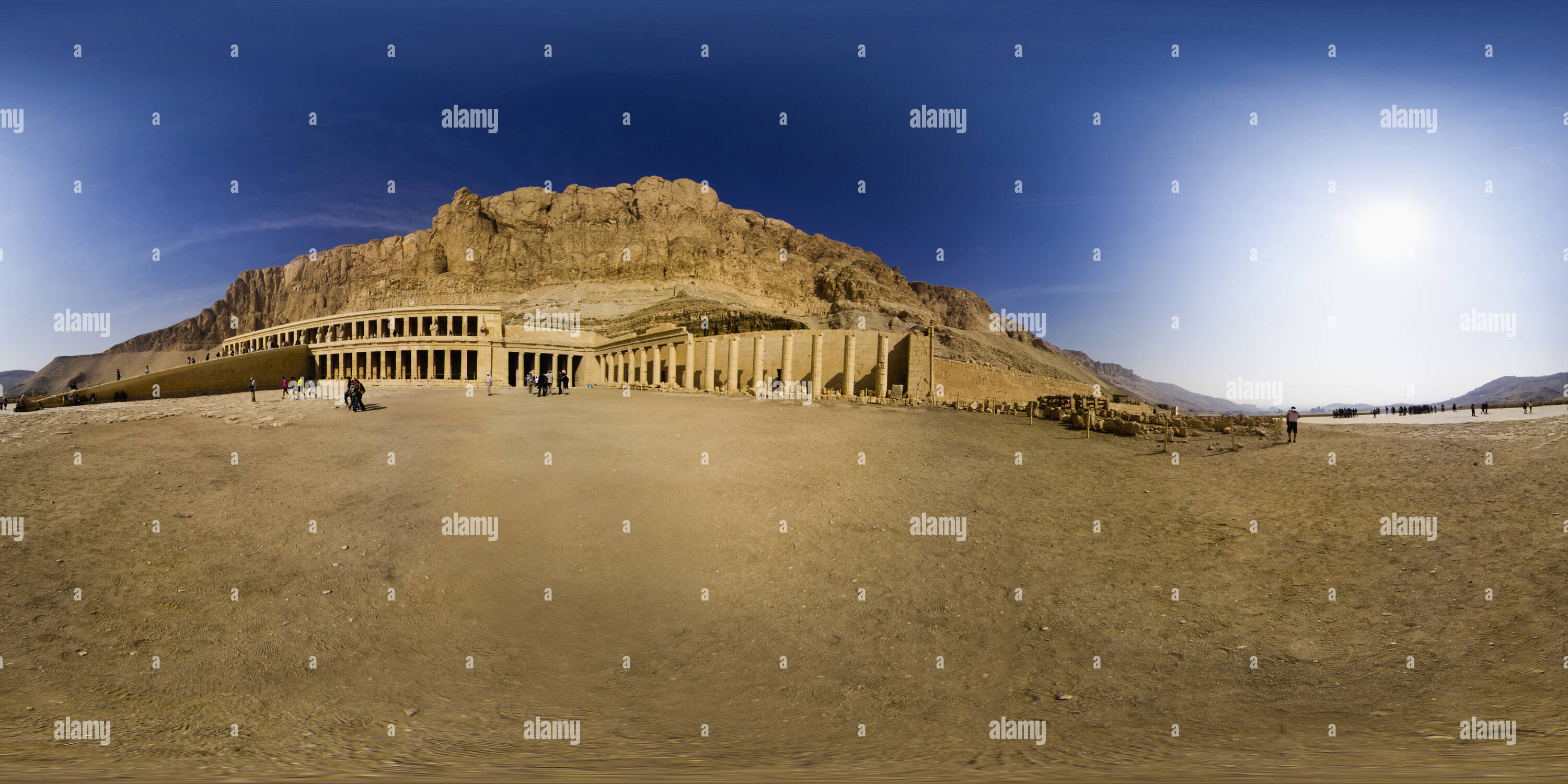 360° view of Hatshepsut temple - Alamy