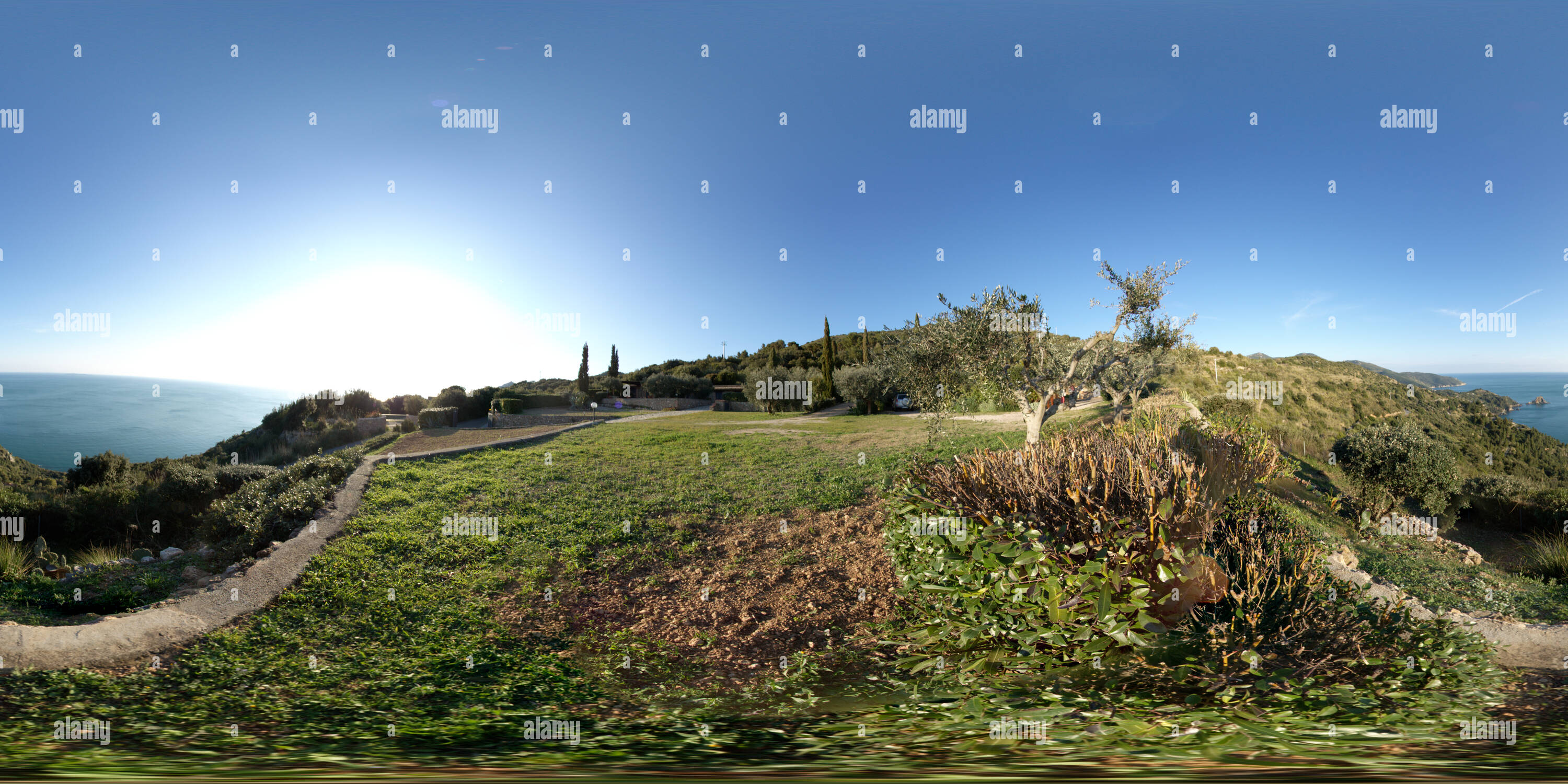 360° view of Panorama view from Mapa - Alamy