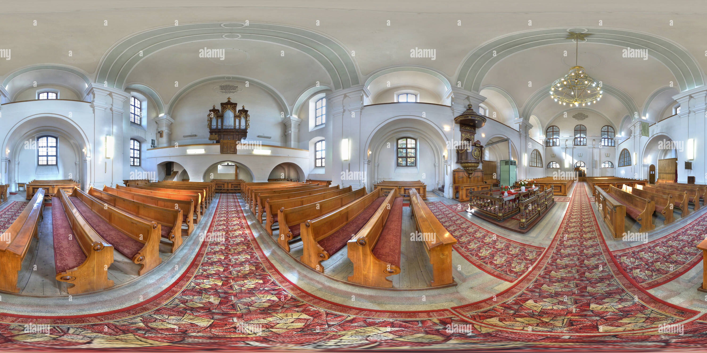 360° view of Calvinist Reformed Church Old Town, Baia Mare, Romania - Alamy