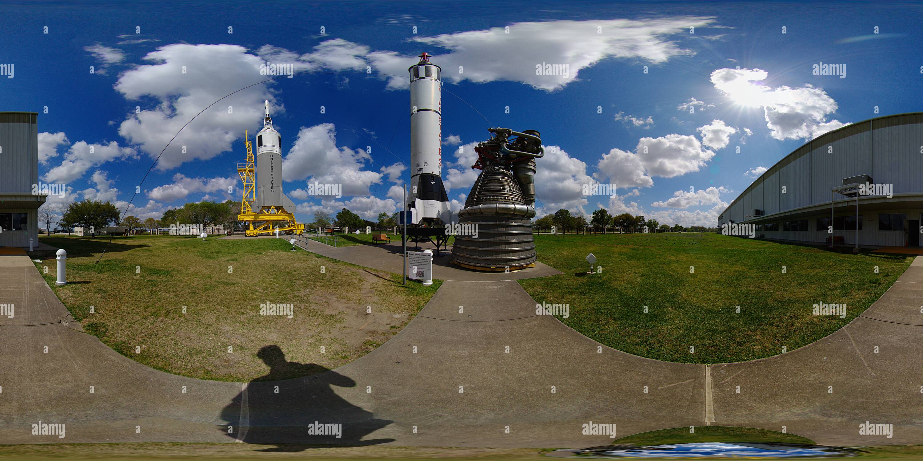 360° view of Rocket Park - Johnson Space Center - Alamy