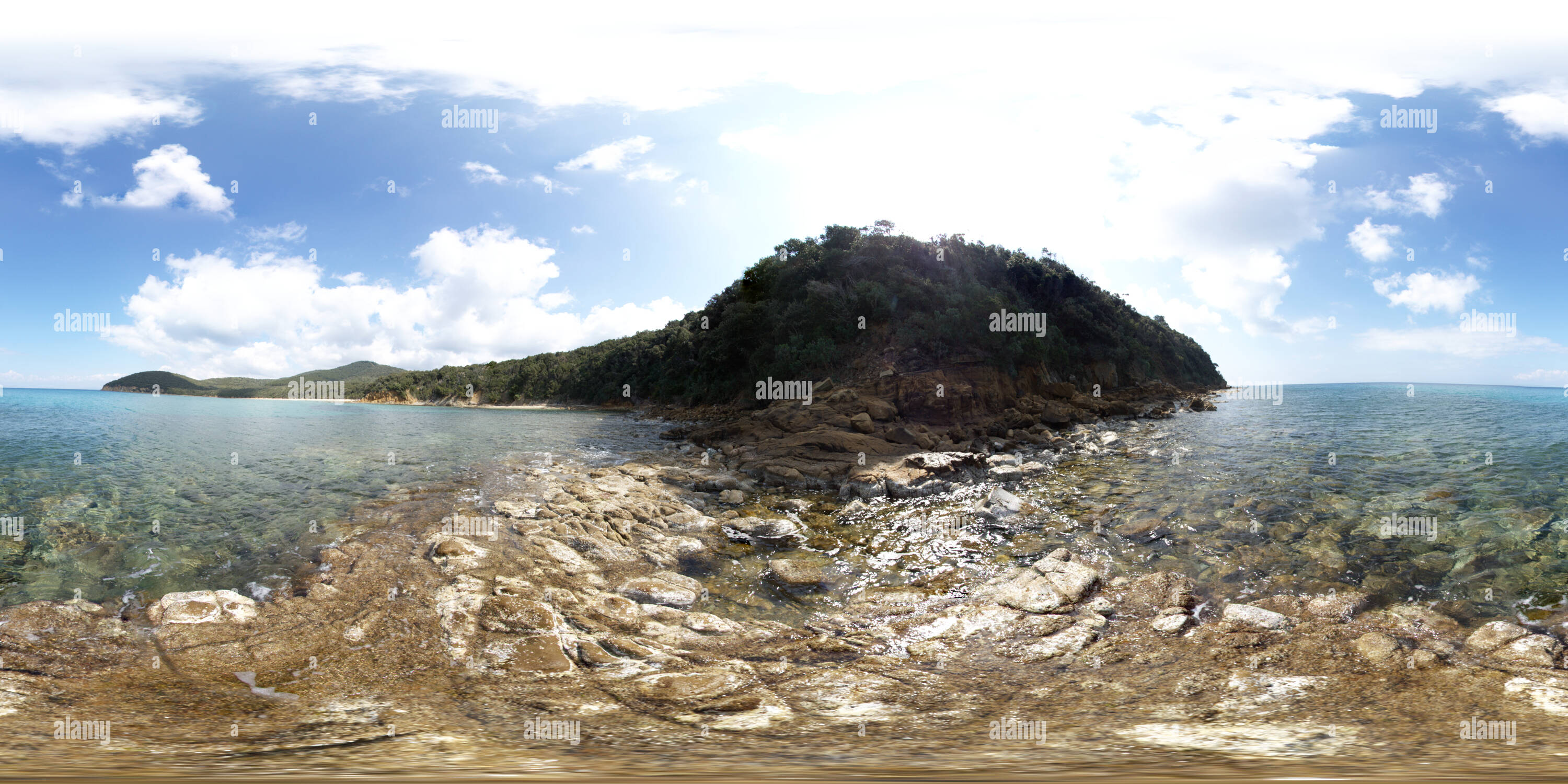 360° view of Scarlino - Cala Violina - Alamy