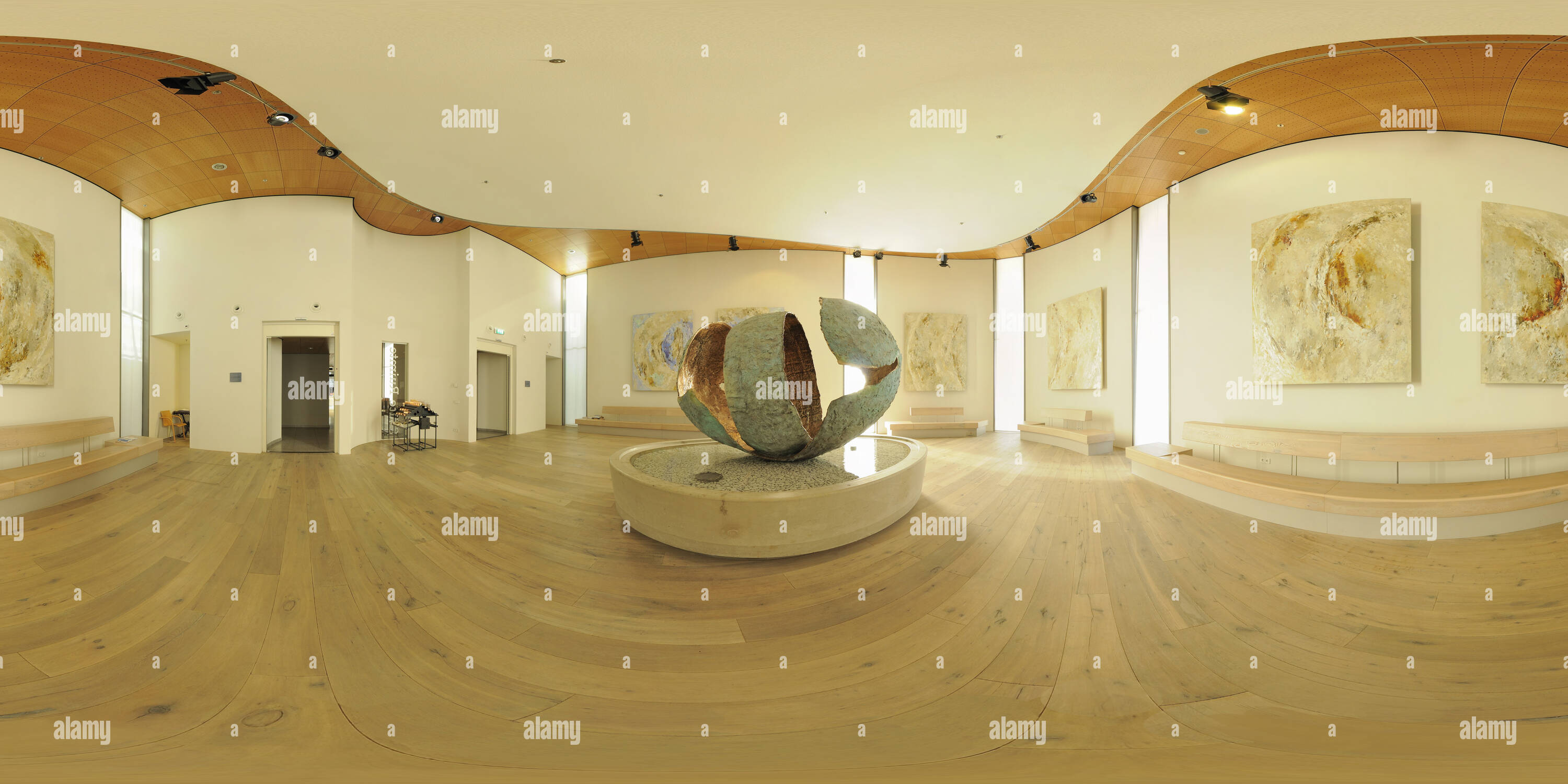 360° view of Room of silence - Alamy