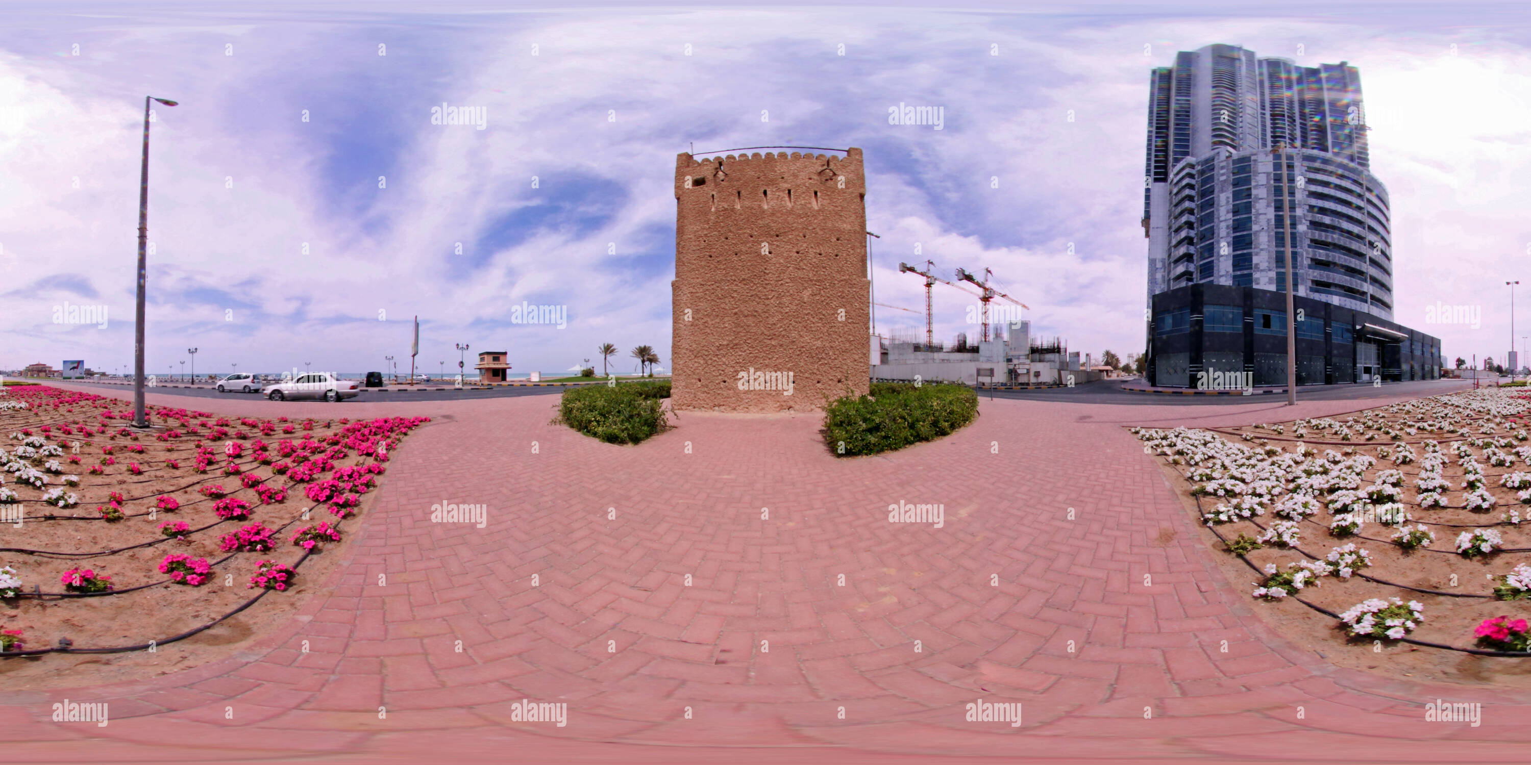 360° view of The Castle, Ajman - Alamy