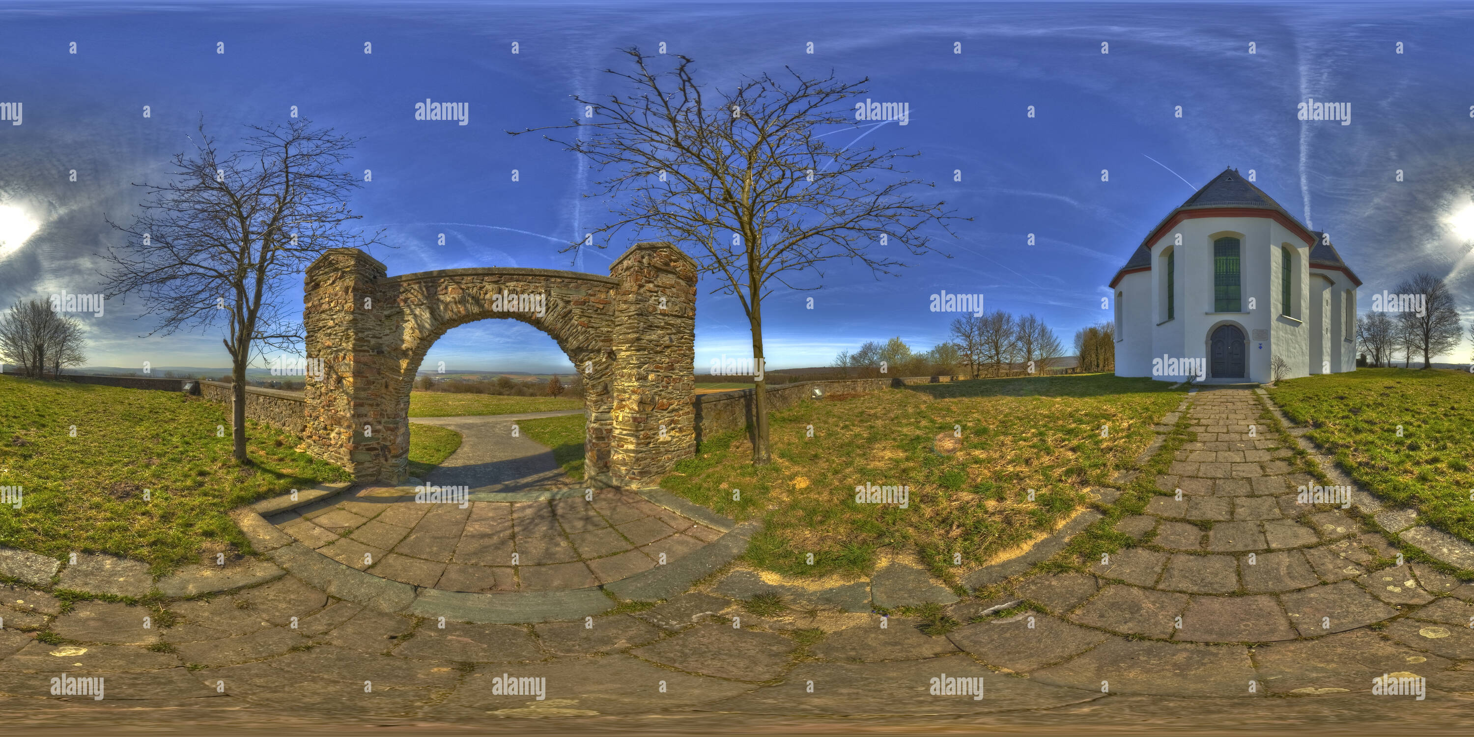 360° view of Bad Camberg Kreuzkapelle - Alamy