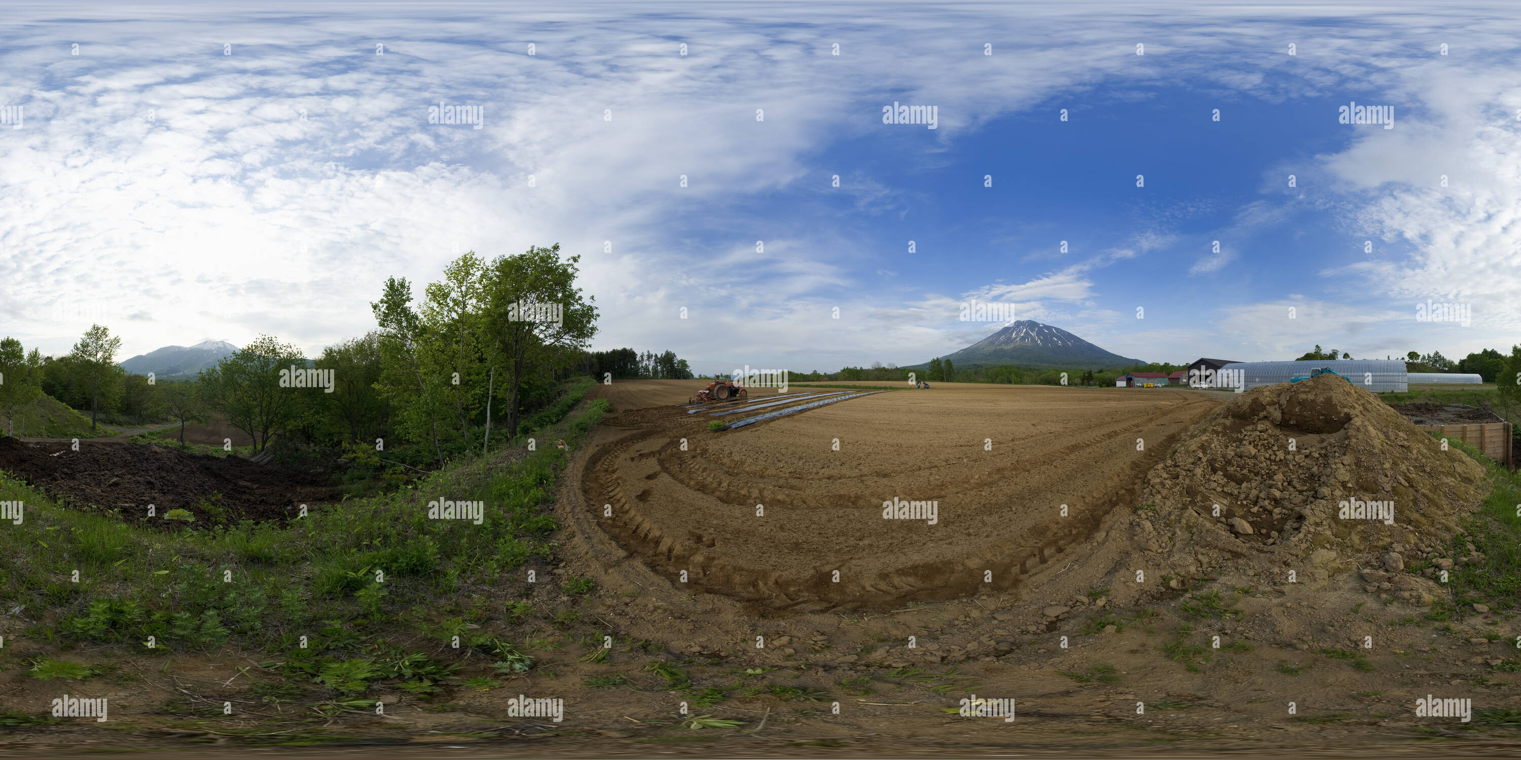 360° view of Niseko Green Farm - Gettin' It Done - Alamy