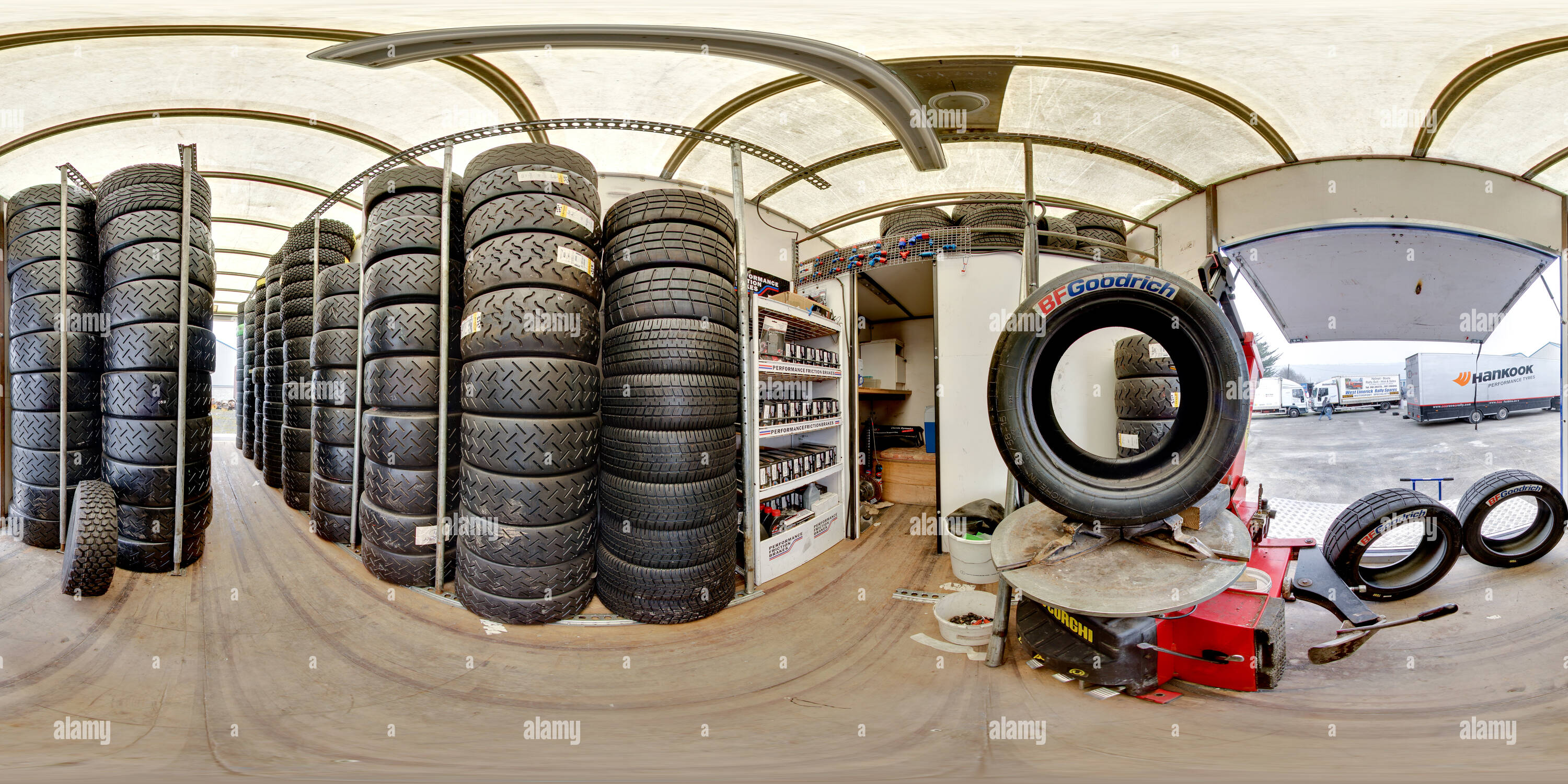 360° view of Michelin Service Truck - Alamy