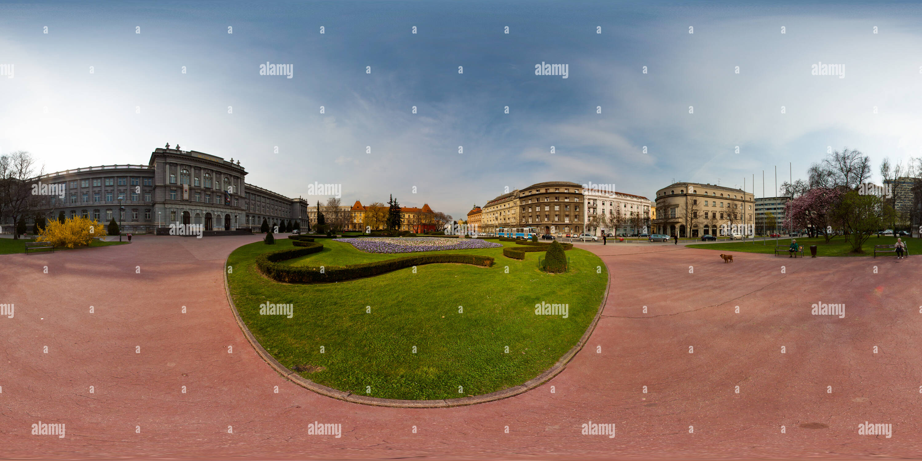 360° view of Roosevelt Square - Alamy
