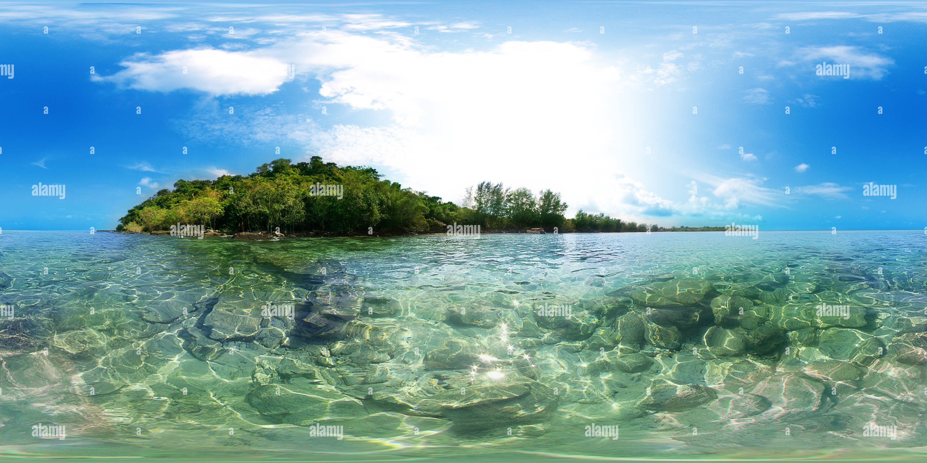 360° view of Crystal water - Alamy