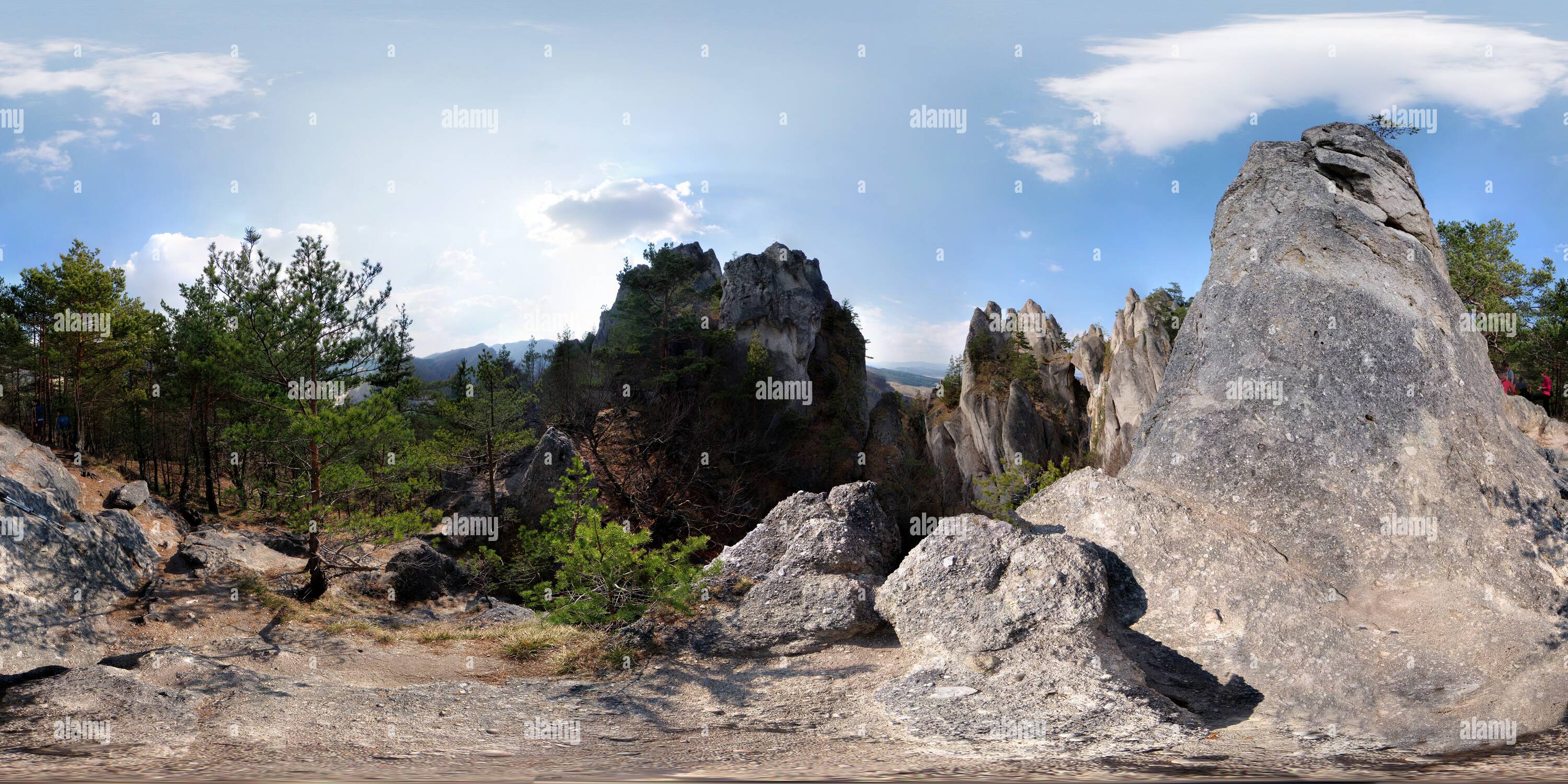 360° view of Sulov rocky window - Alamy