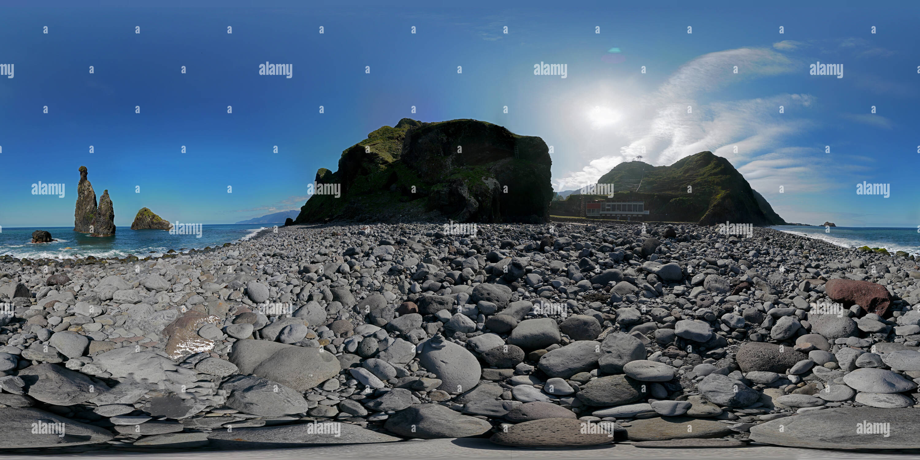 360° view of Madeira Island - Ribeira da Janela - Alamy