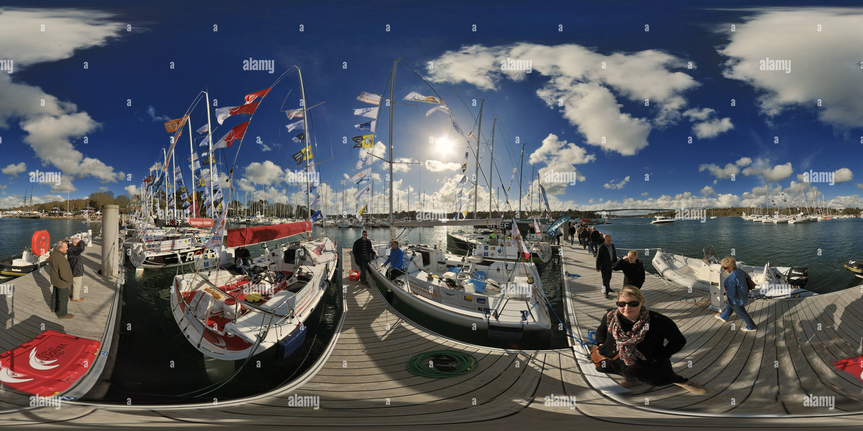 360° view of Transat Benodet Martinique Bateaux Ponton - Alamy
