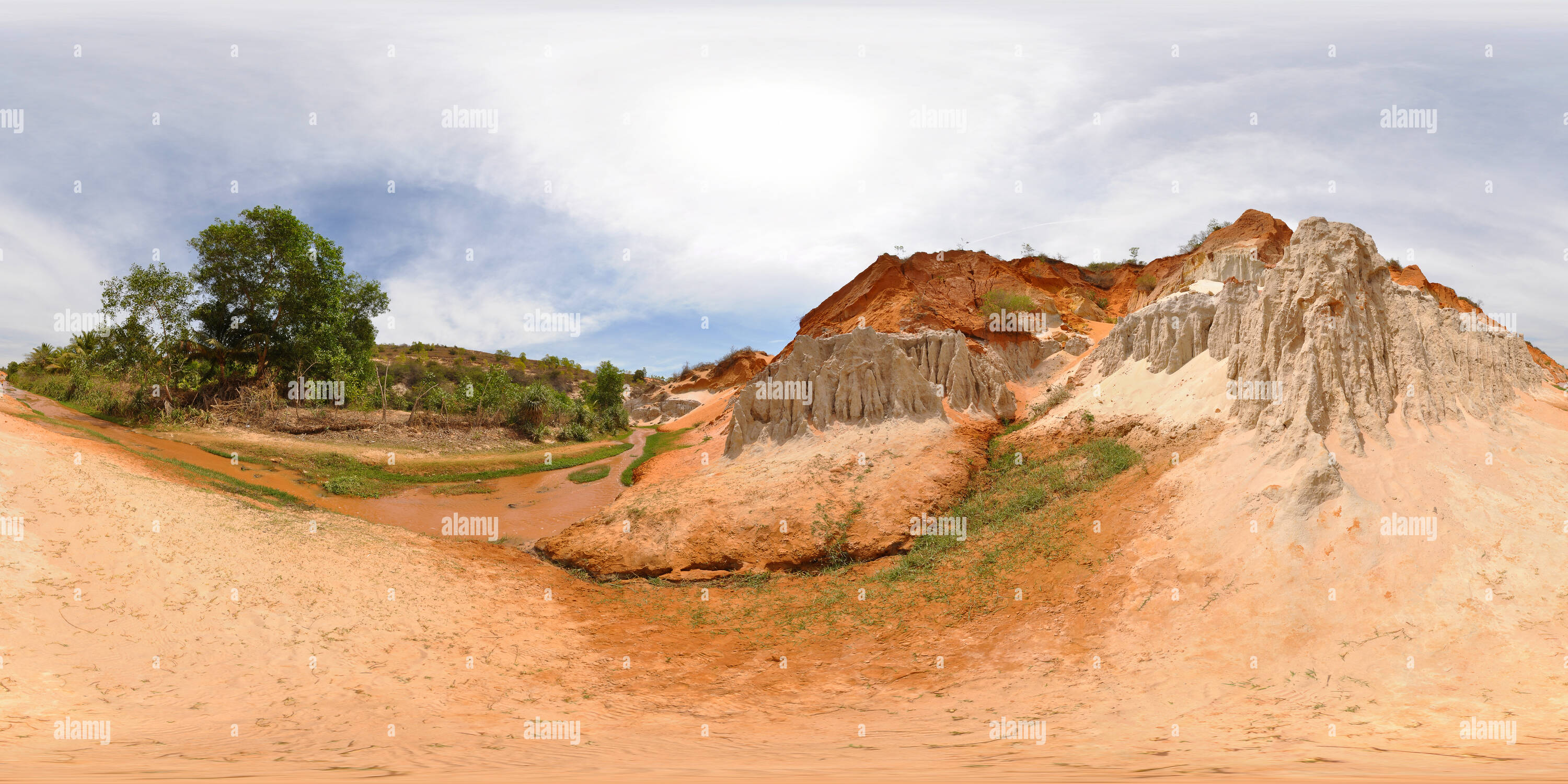 360° view of Fairy Spring at Red Canyon at Mui Ne - Alamy