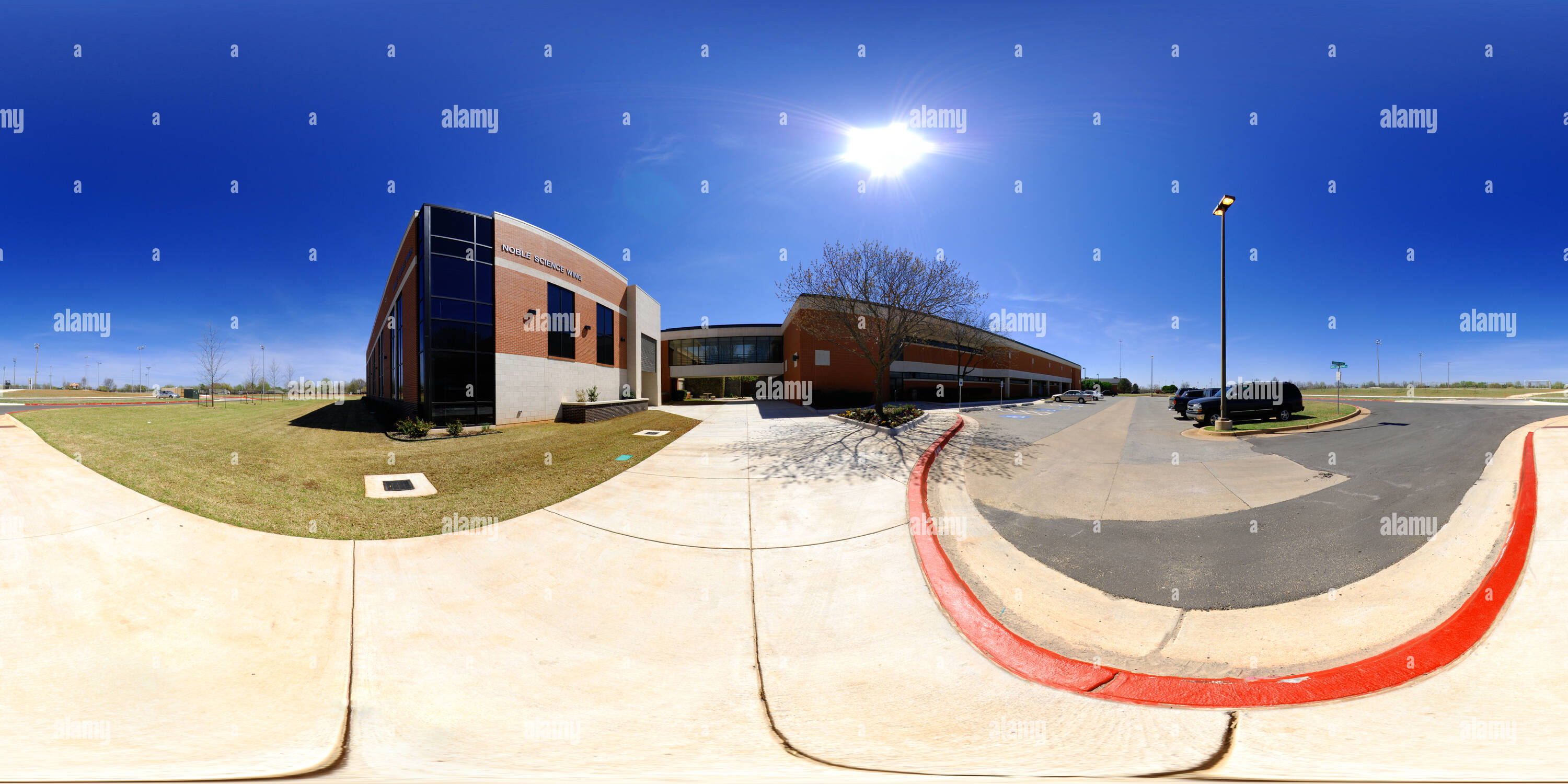 360° view of Noble Science Wing on Oklahoma Christian University - Alamy